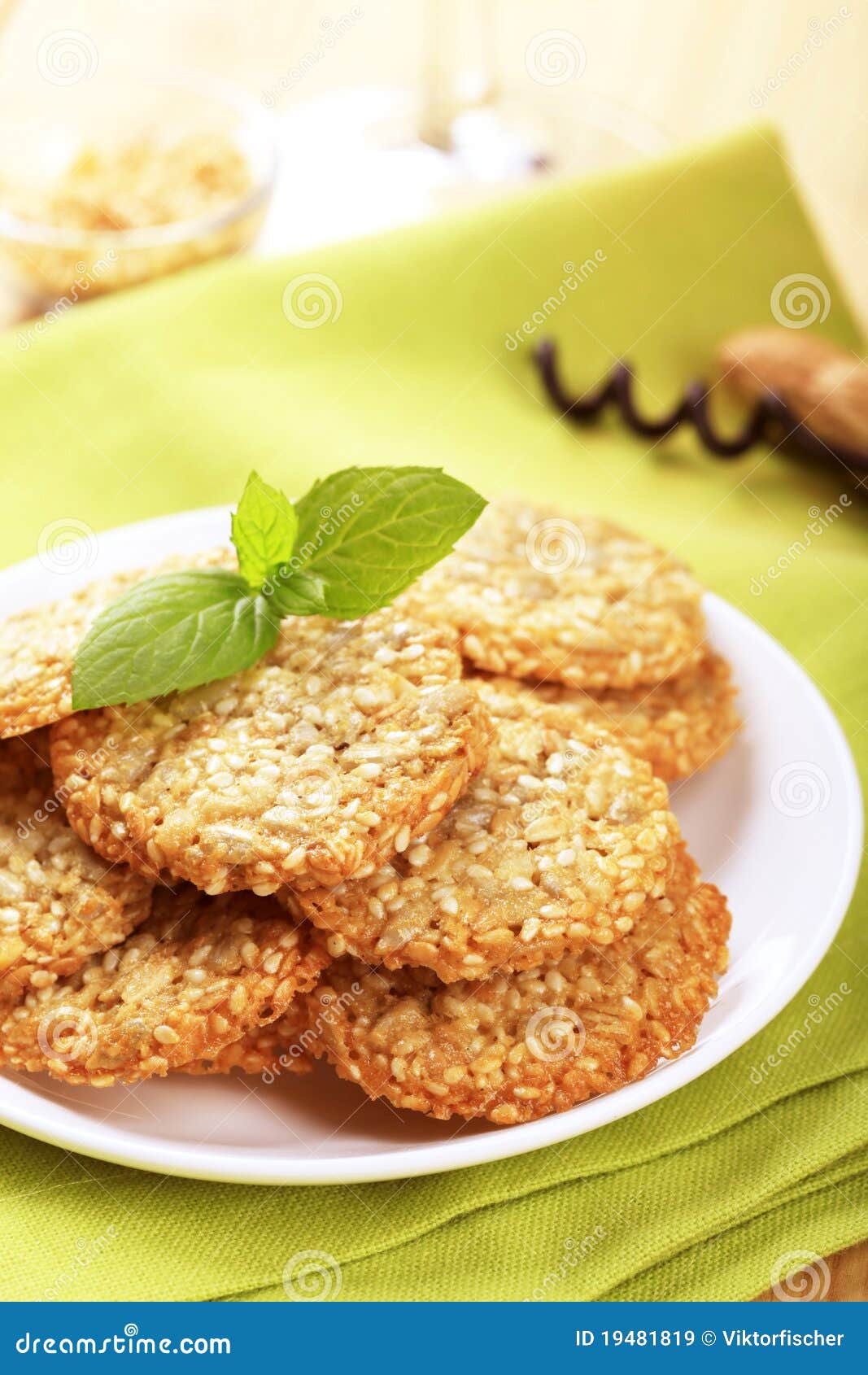 Healthy cookies stock image. Image of confectionery, biscuits - 19481819