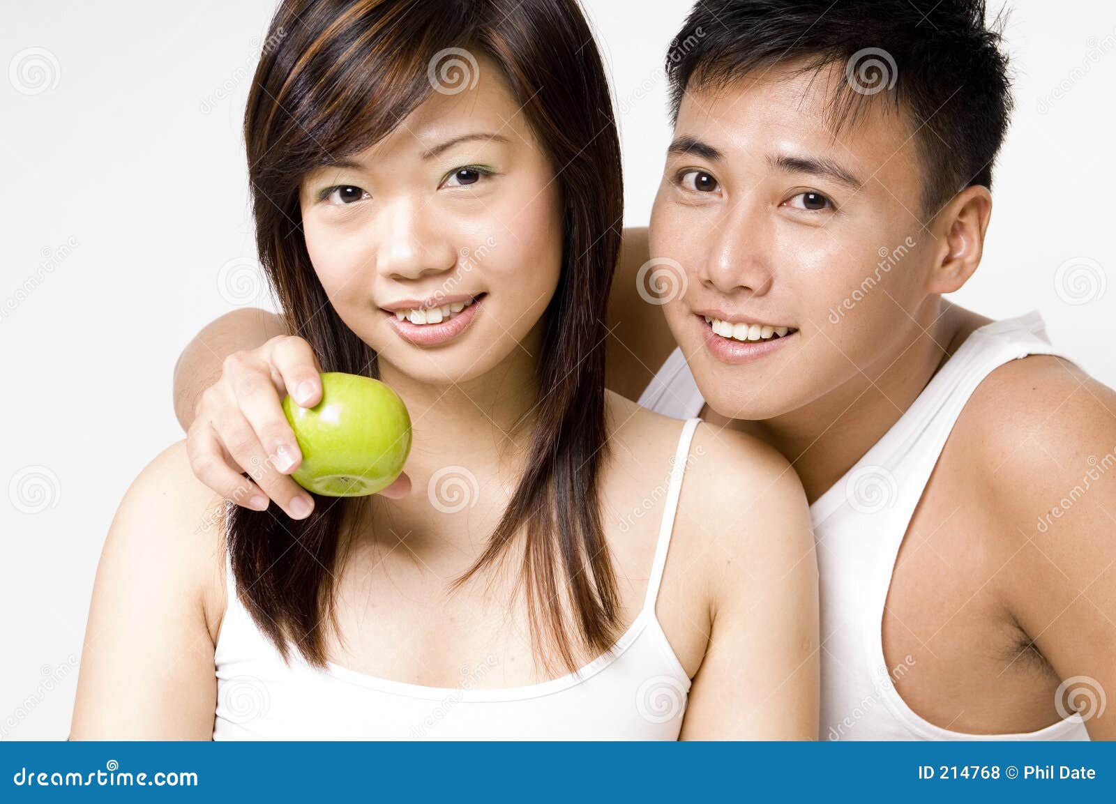 Healthy Couple 2 stock photo. Image of green, happy, white - 214768