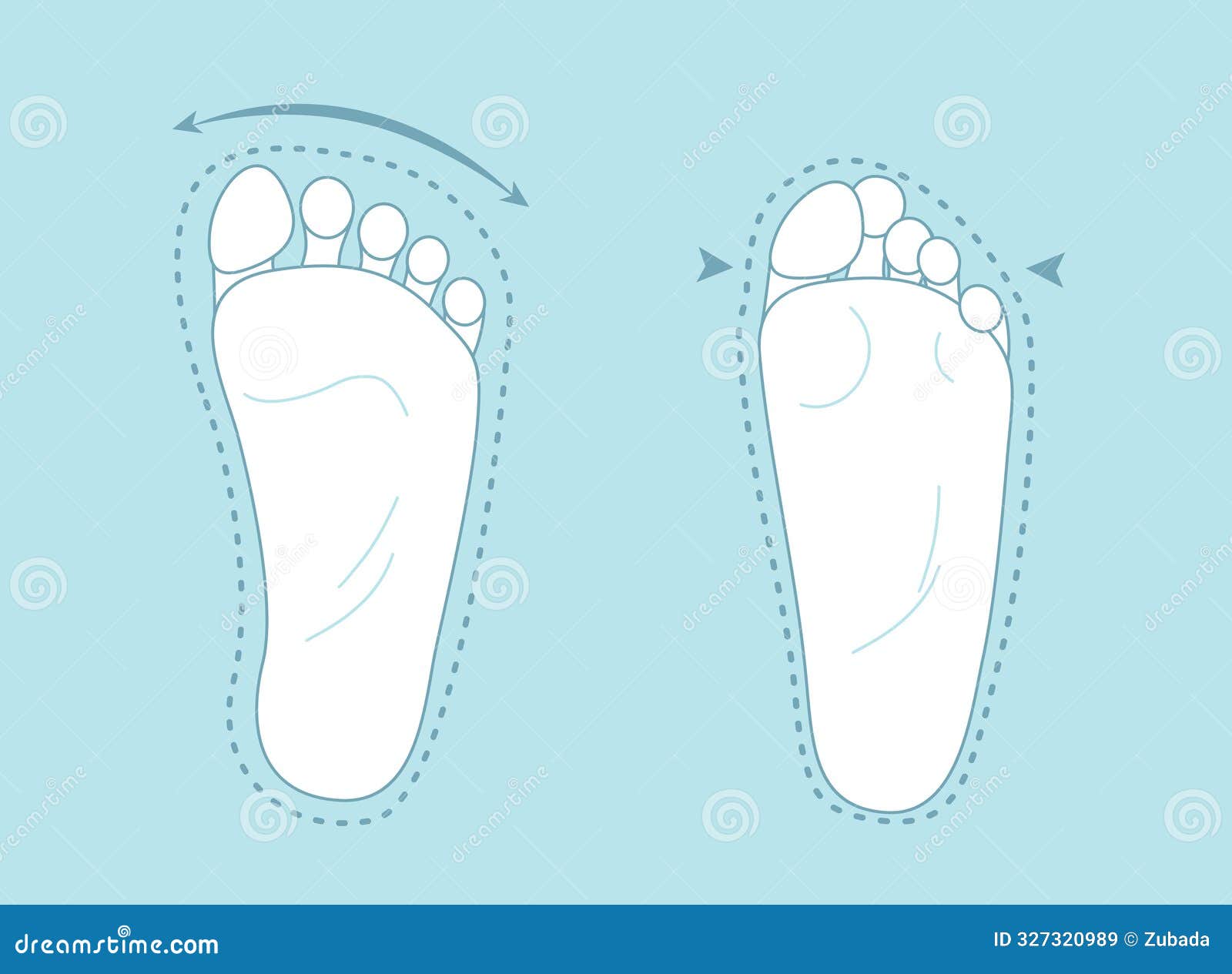 Healthy and Deformed Human Feet Comparison. Barefoot Shoes Vs Regular ...