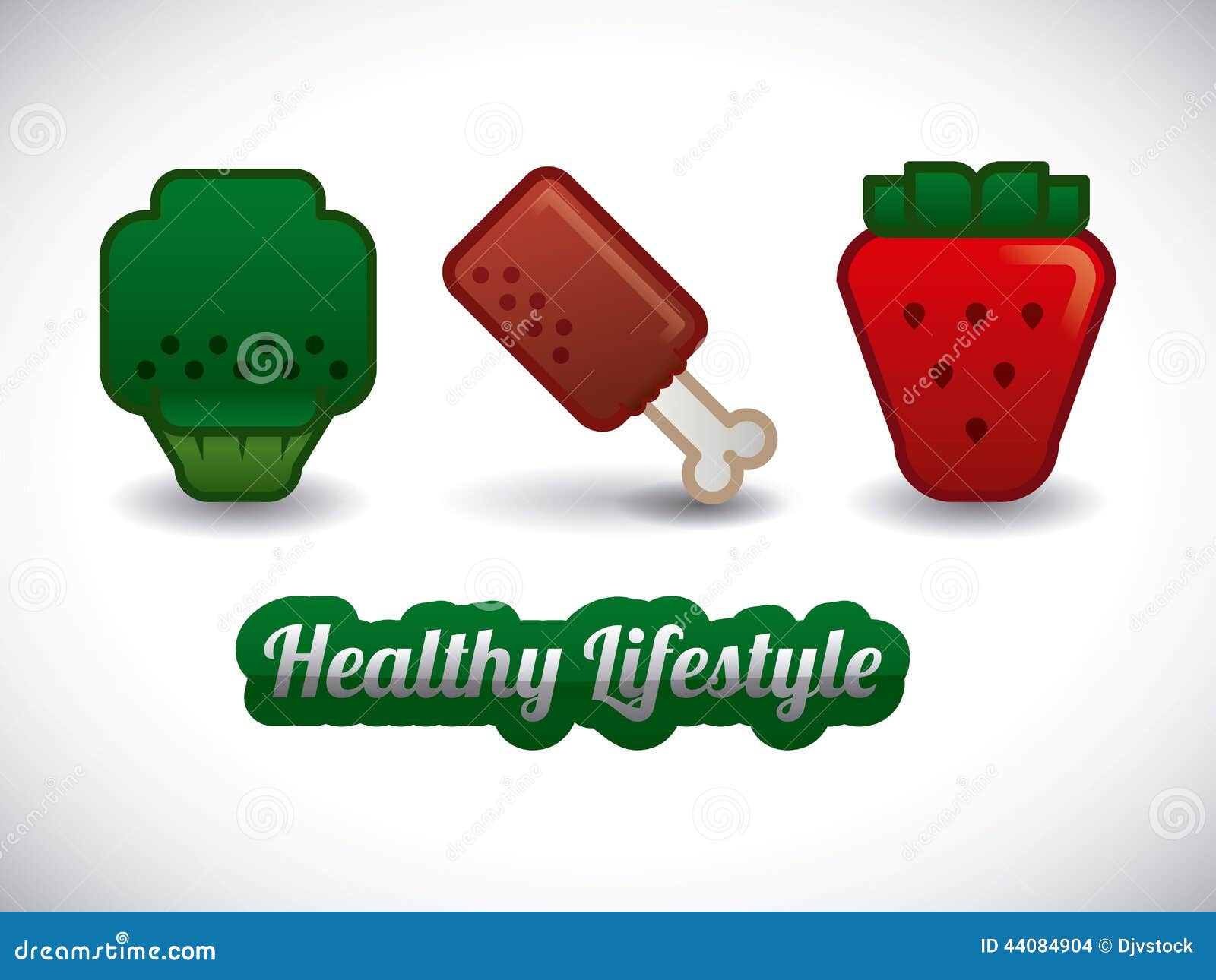 Healthy design stock vector. Illustration of natural - 44084904