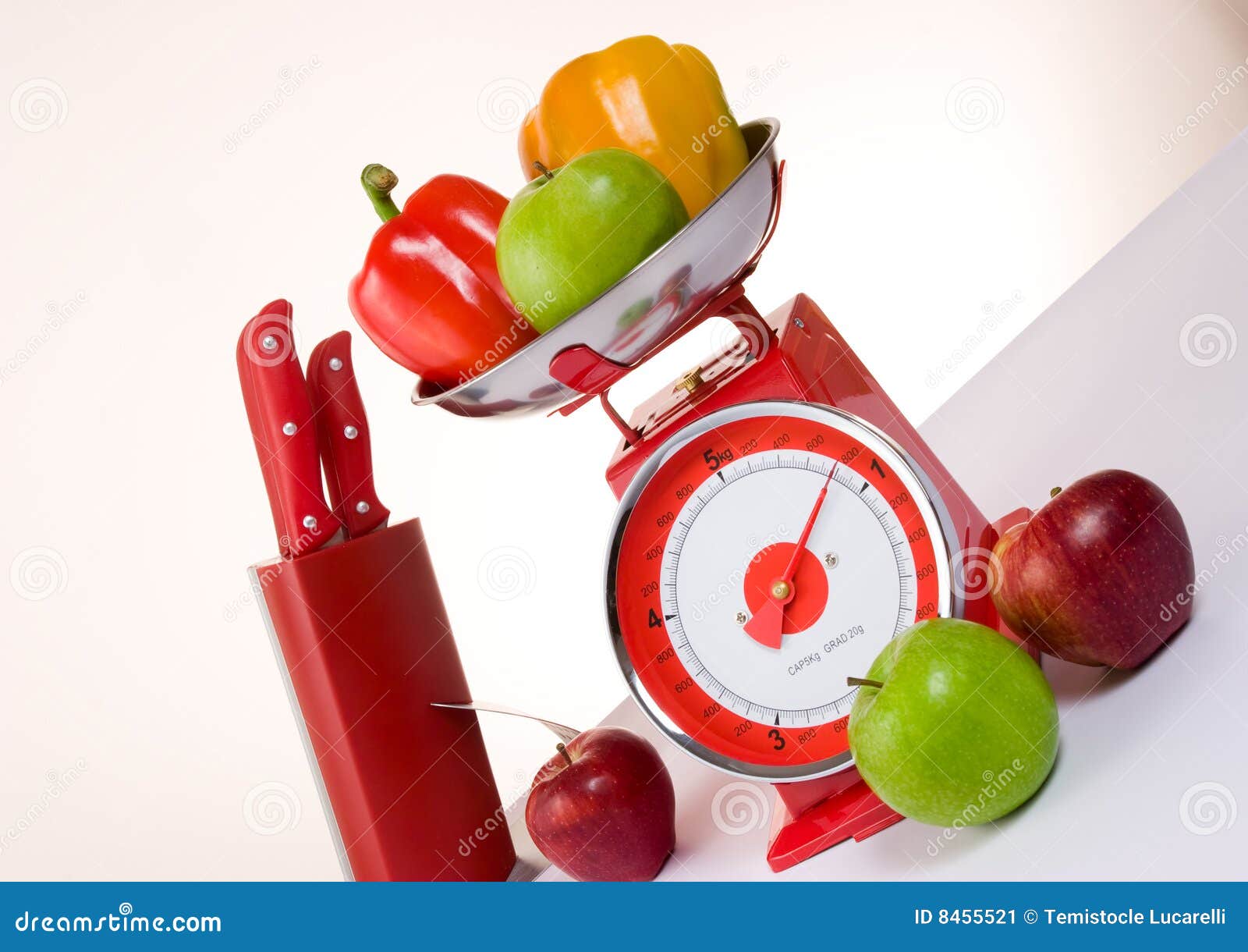 Healthy diet stock image. Image of measure, pepper, fresh - 8455521
