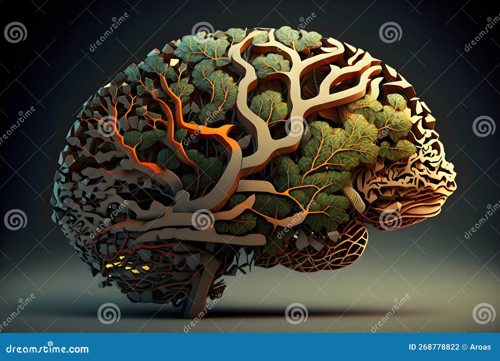 Healthy Diet Concept. Green Environment Sustainability Mind Thinking ...