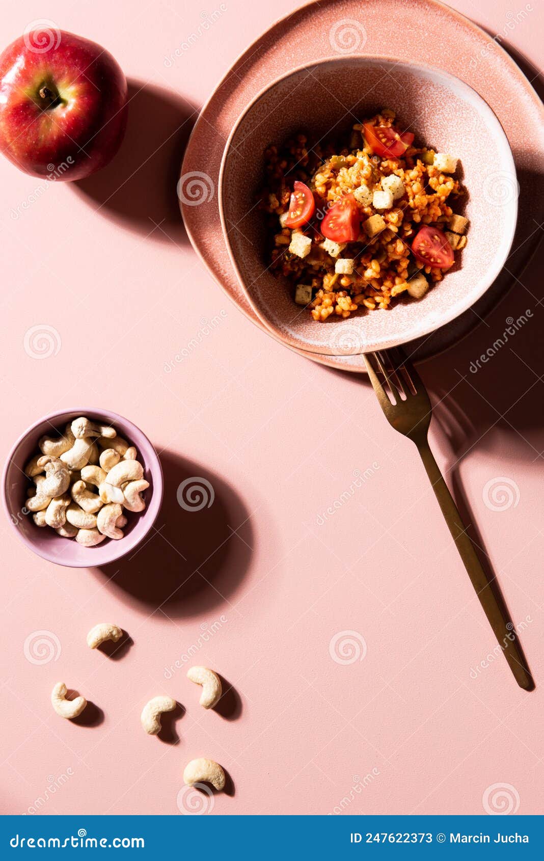 Healthy and Diet Food Background Flat Lay Top Down View Stock Image ...