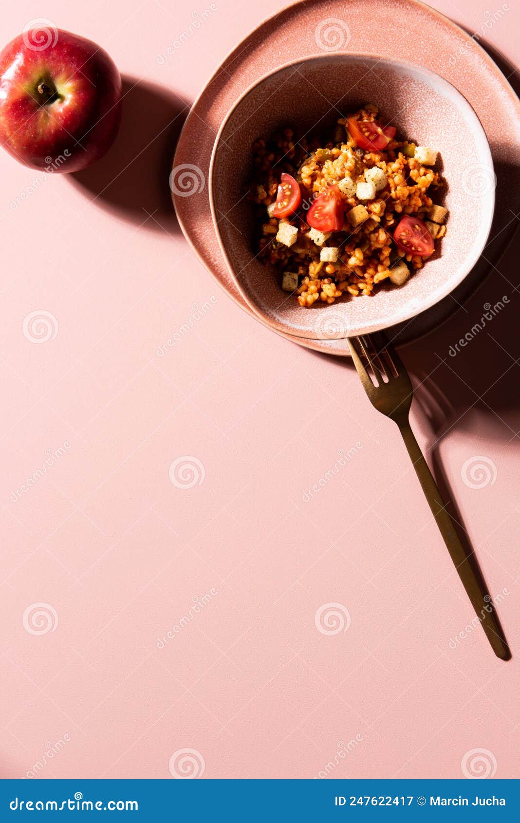 Healthy and Diet Food Background Flat Lay Top Down View Stock Image ...