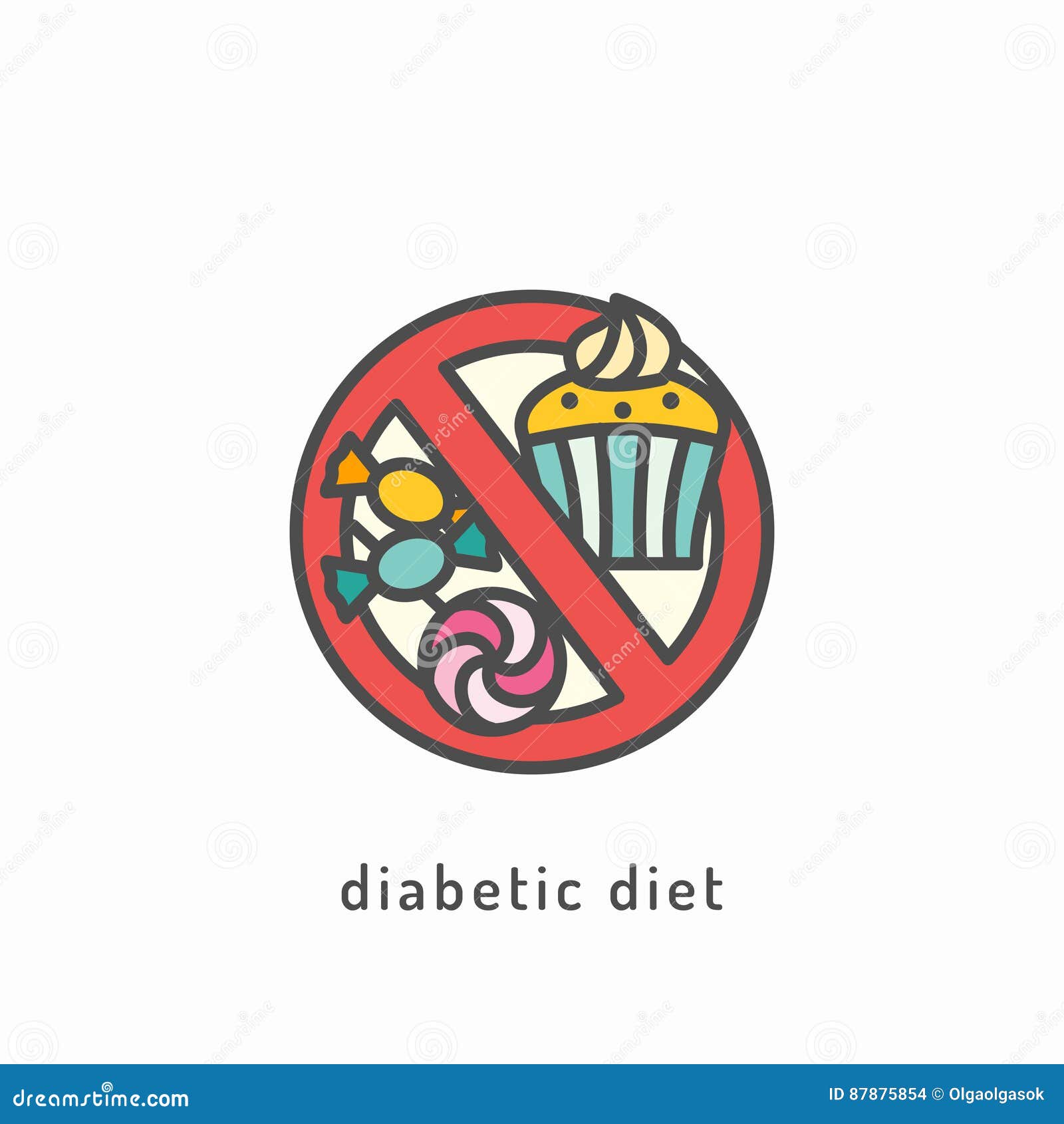 Diabetic Food Icon