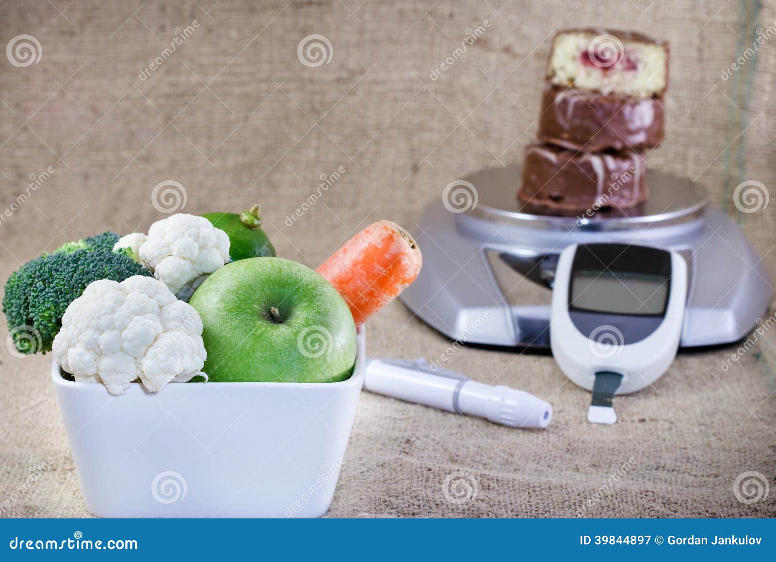 Healthy Diet and Regular Control - Diabetes Stock Image - Image of ...
