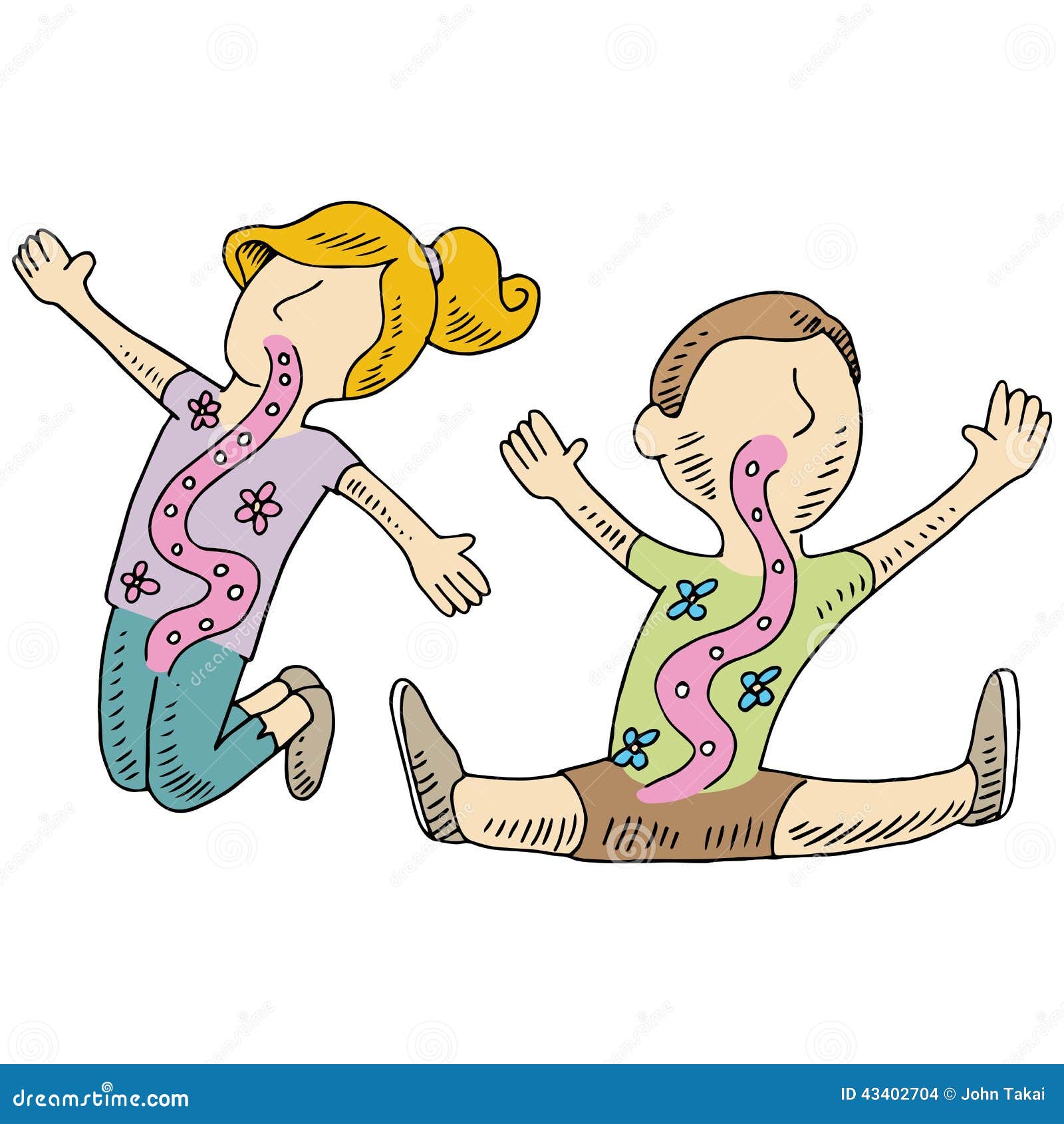 Healthy Digestion Kids stock vector. Illustration of track - 43402704