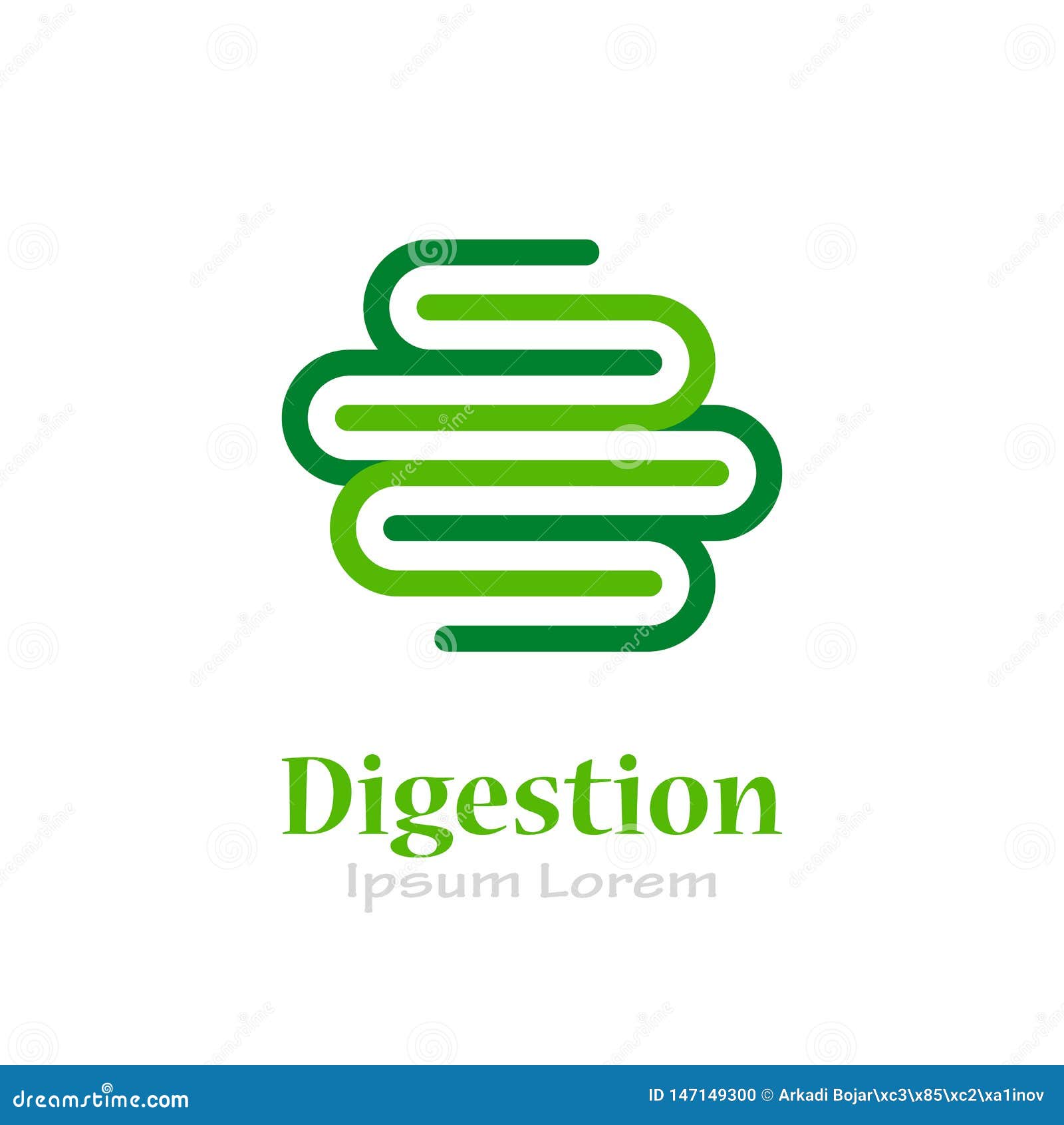 Healthy Digestion Vector Logo | CartoonDealer.com #147149300