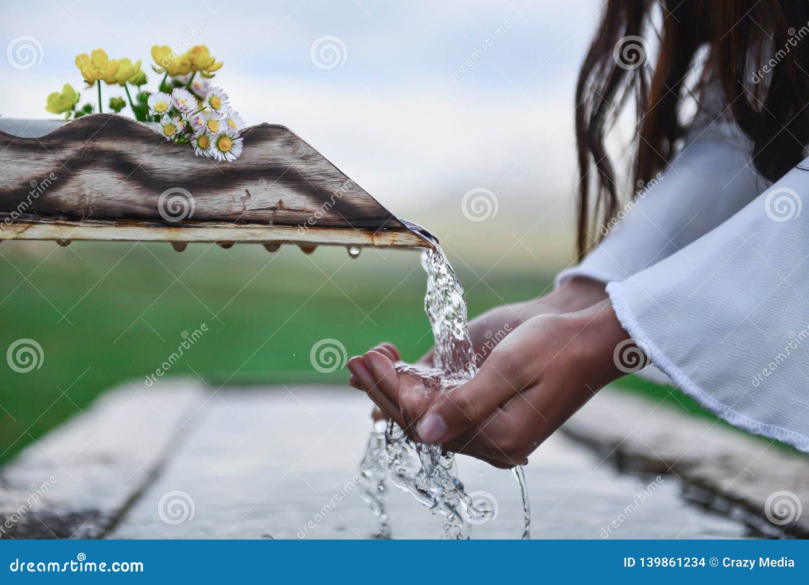 Healthy and Drinkable Natural Waters Stock Photo - Image of hygiene ...