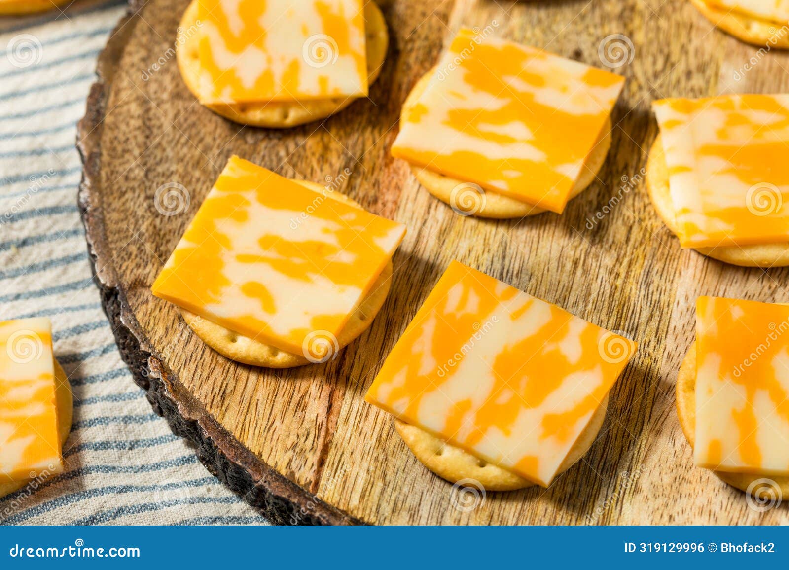 Healthy Easy Cheese and Crackers Stock Photo - Image of round, cracker ...