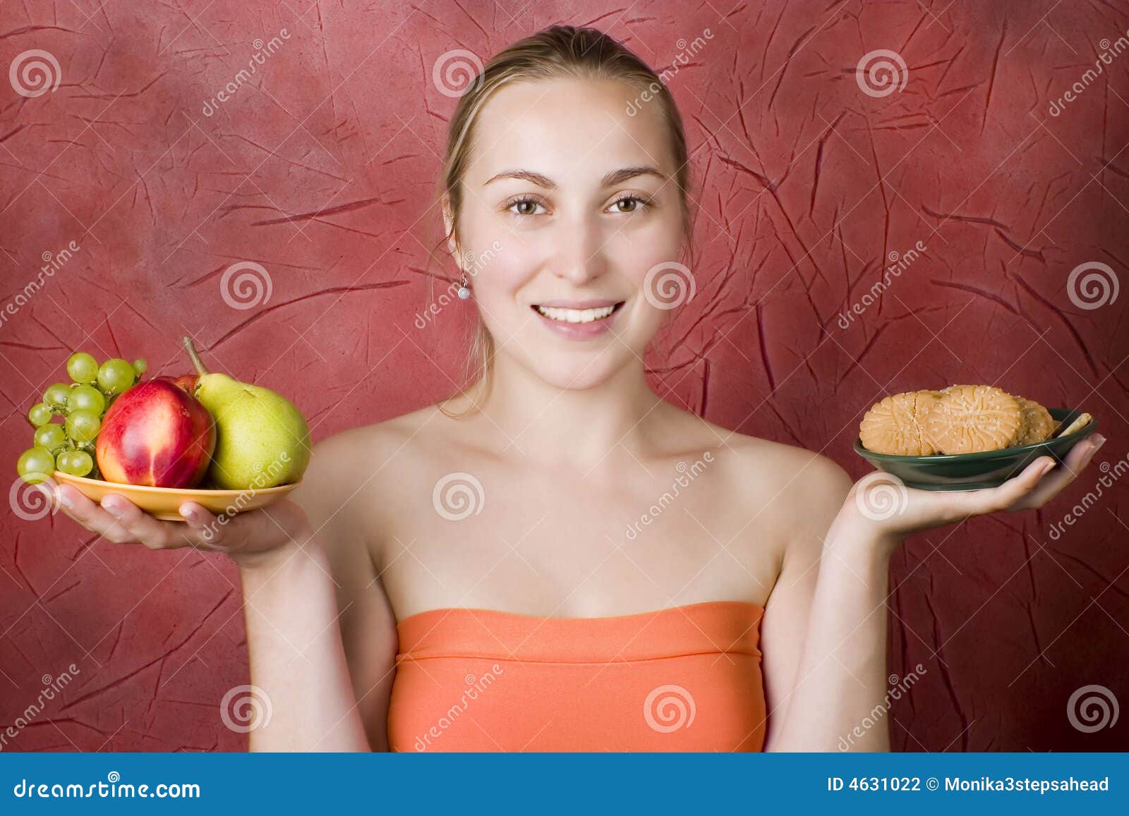 Healthy eating stock photo. Image of smiling, pretty, unhealthy - 4631022