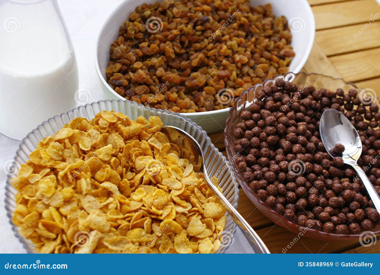 Breakfast, Buffet stock image. Image of grains, background - 35848969