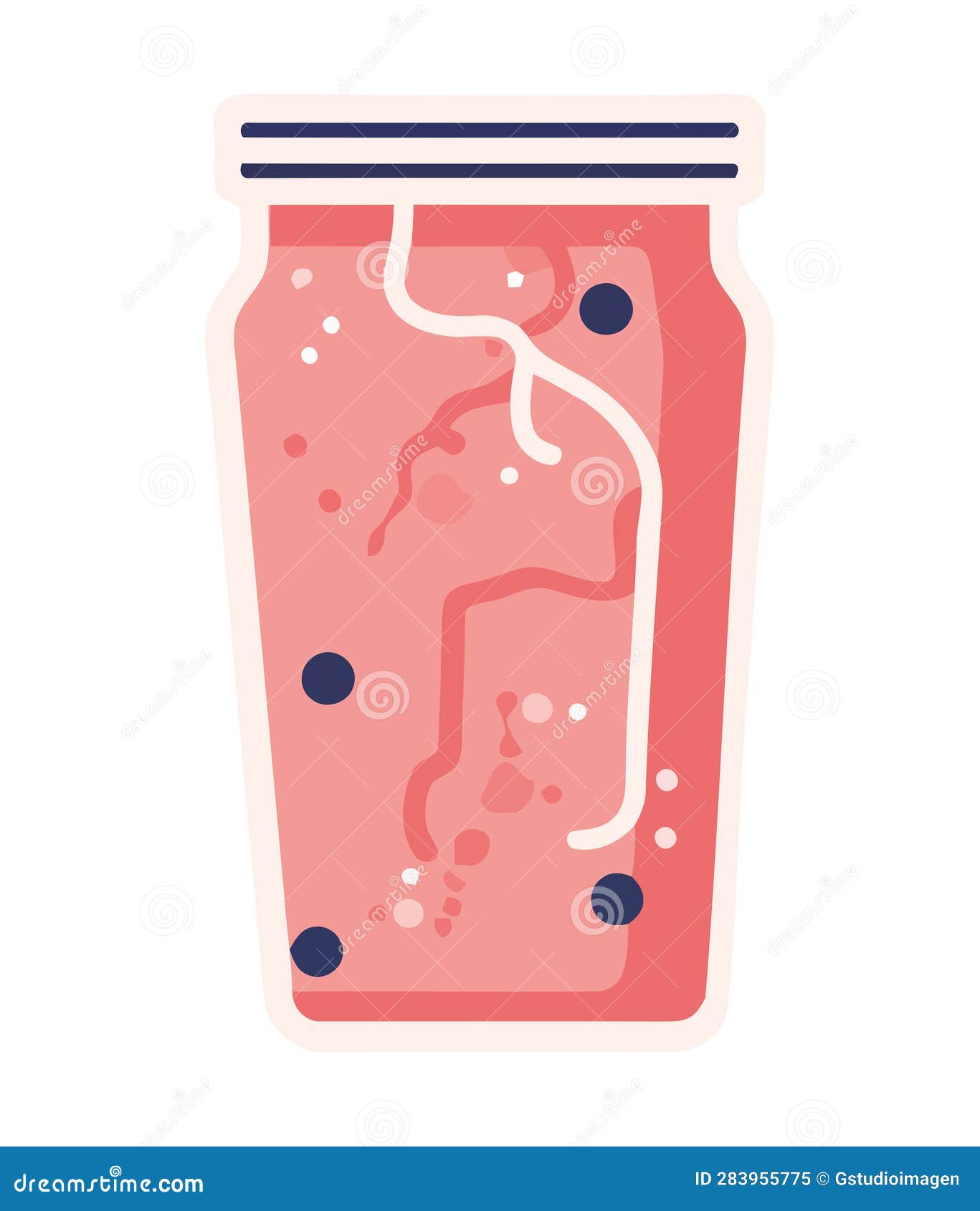 Healthy Eating Fresh Berry Drop Stock Vector - Illustration of ...