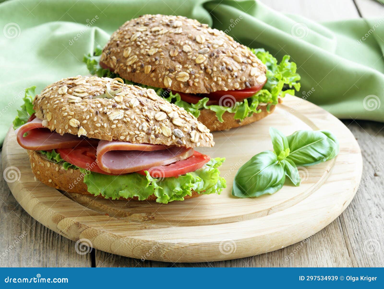 Healthy Eating Sandwich Rye Bread with Vegetables Stock Image - Image ...