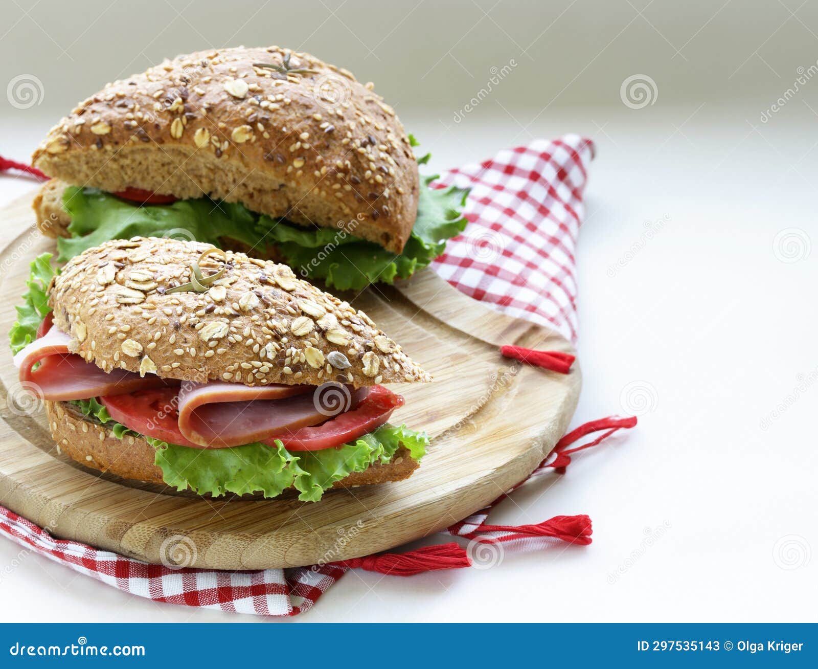 Healthy Eating Sandwich Rye Bread with Vegetables Stock Image - Image ...