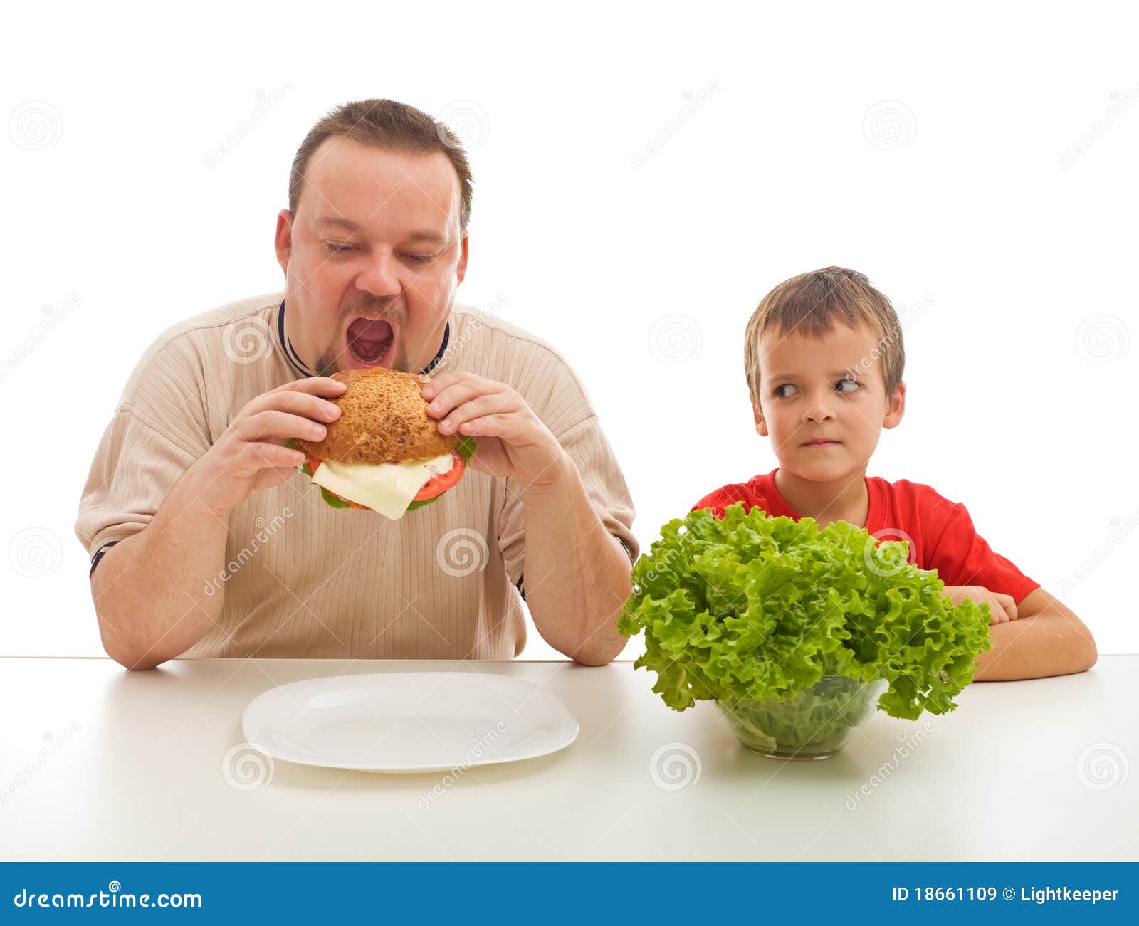 Healthy Eating - Teaching by Example Stock Image - Image of choice ...