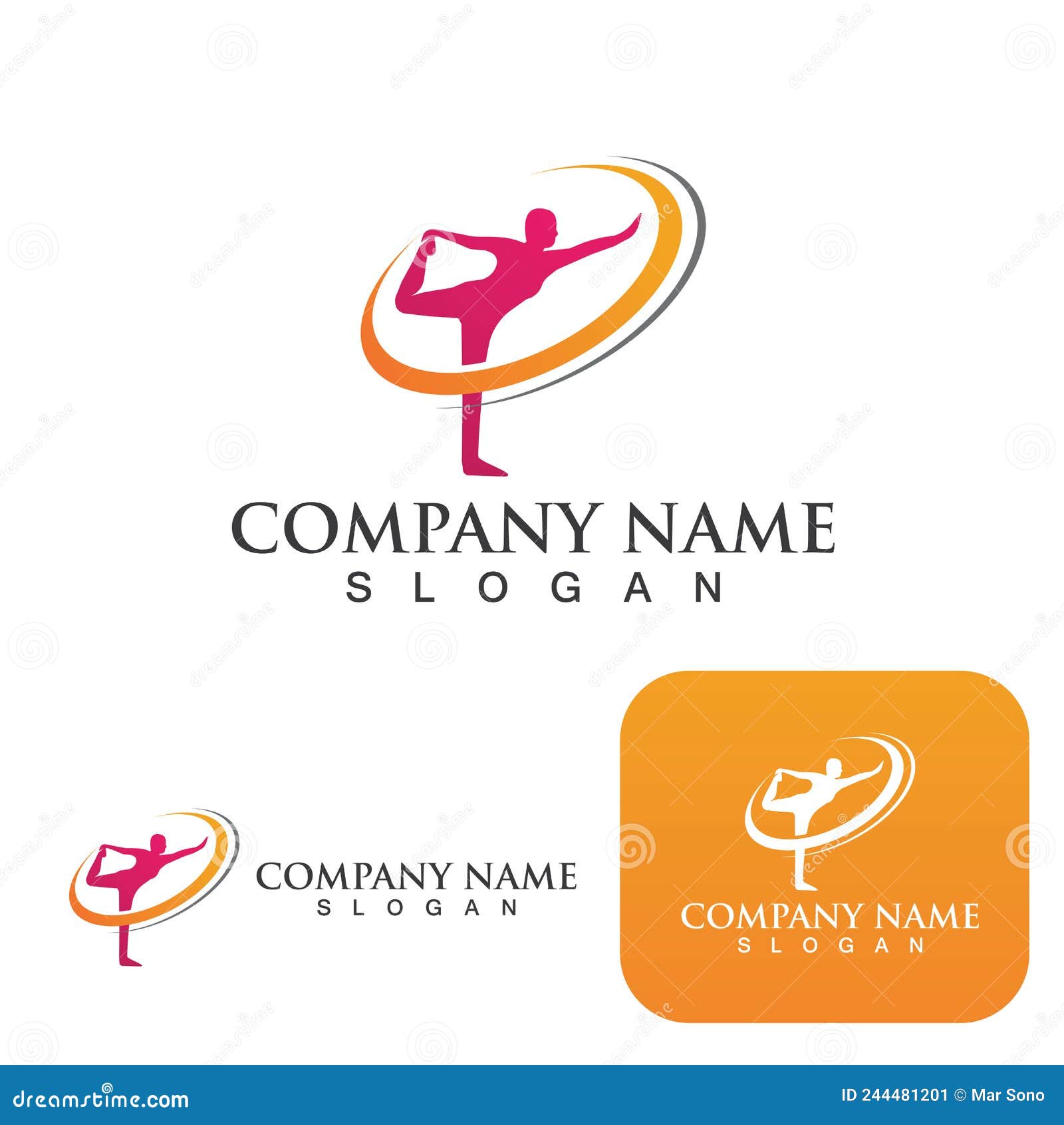 Healthy Exercise Logo and Symbol Vector Eps10 Stock Vector ...