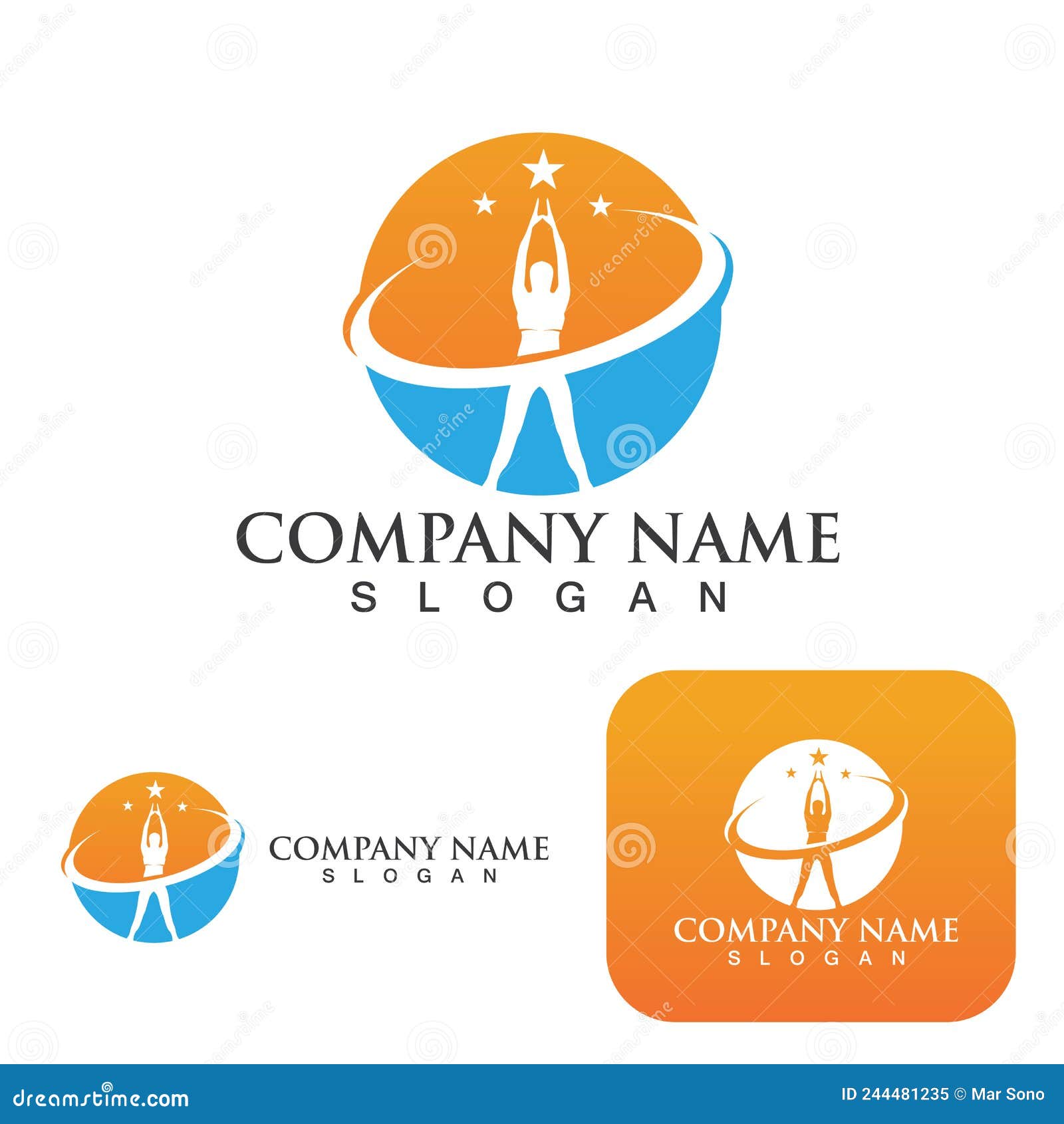 Healthy Exercise Logo and Symbol Vector Eps10 Stock Vector ...