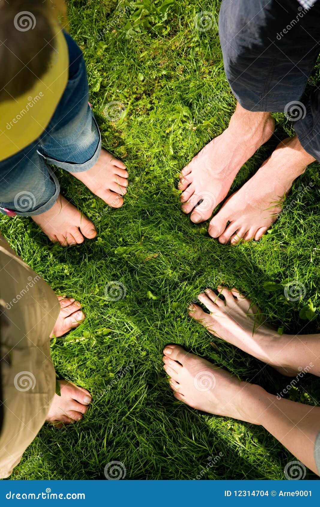 Healthy Feet: Standing Togehter Stock Photo - Image of care, sunny ...