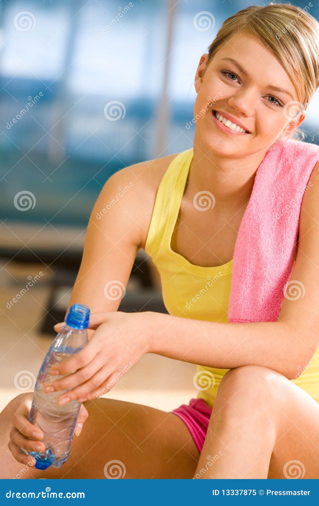 Healthy female stock image. Image of health, blonde, attractive - 13337875