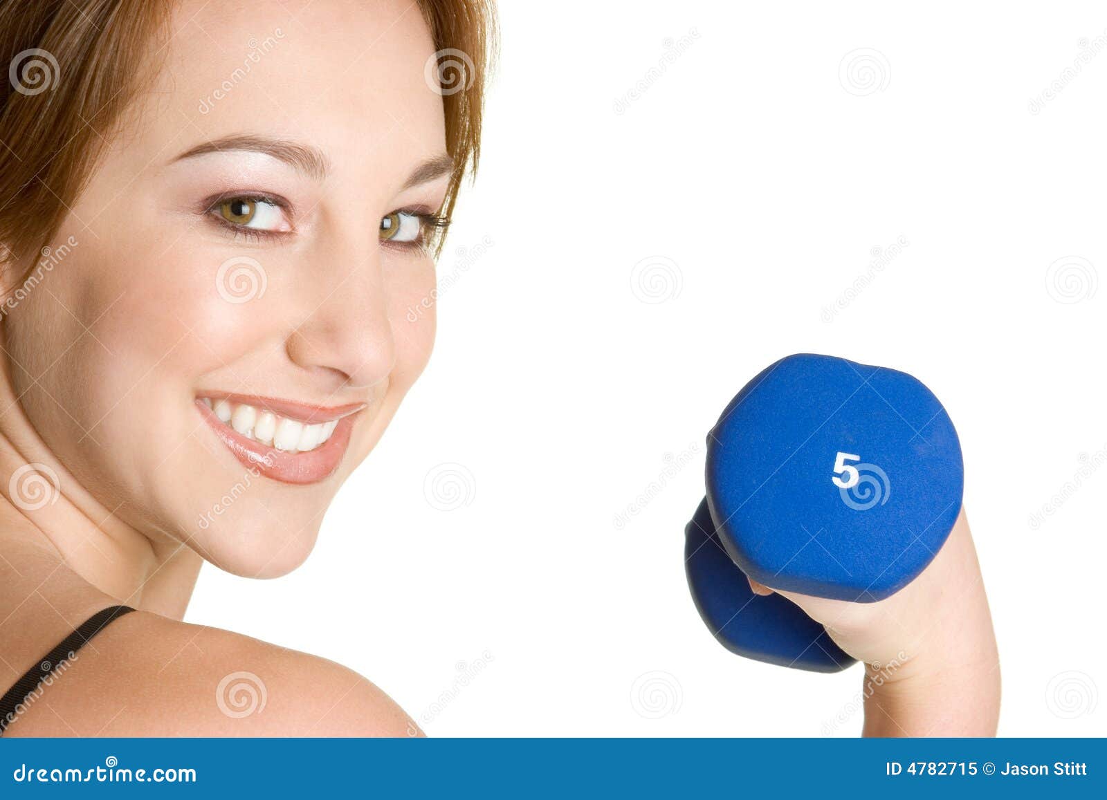 Healthy Fit Woman stock image. Image of workout, isolated - 4782715
