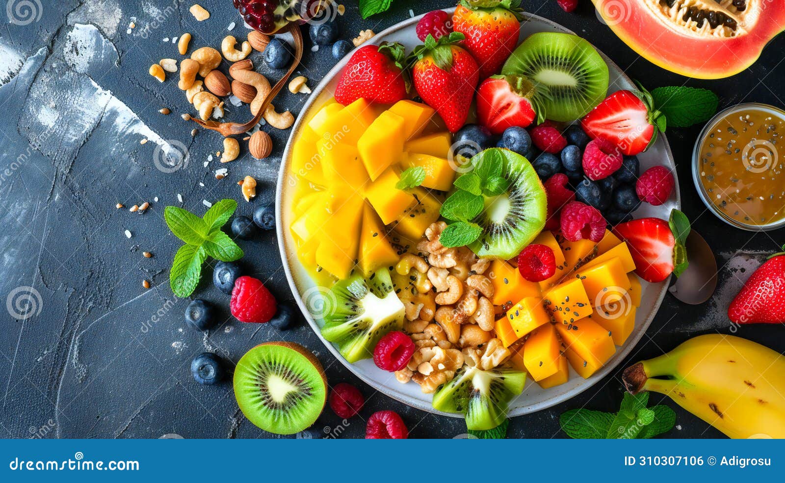 A Healthy Food Alternative Menu Concept Stock Illustration ...