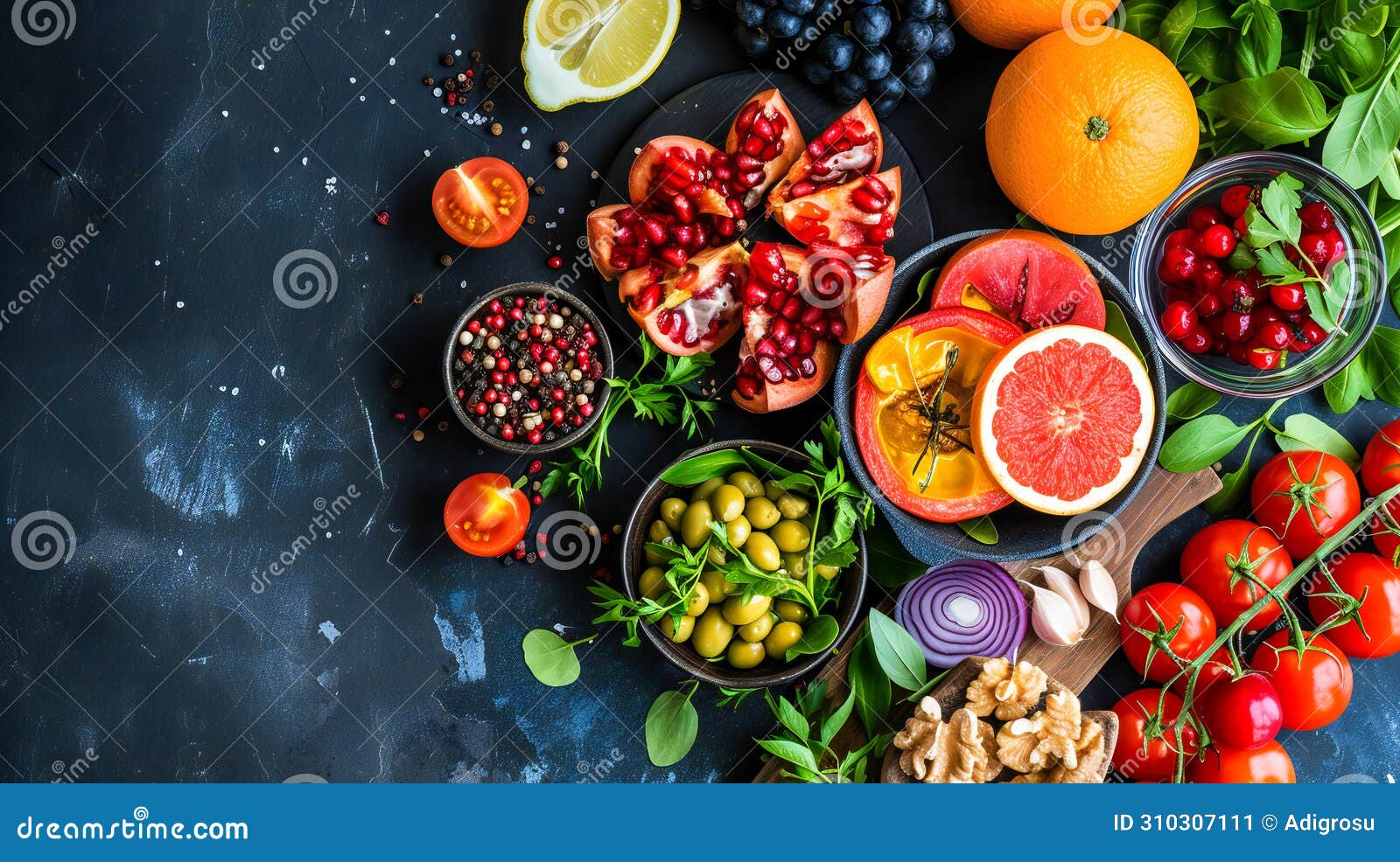 A Healthy Food Alternative Menu Concept Stock Illustration ...