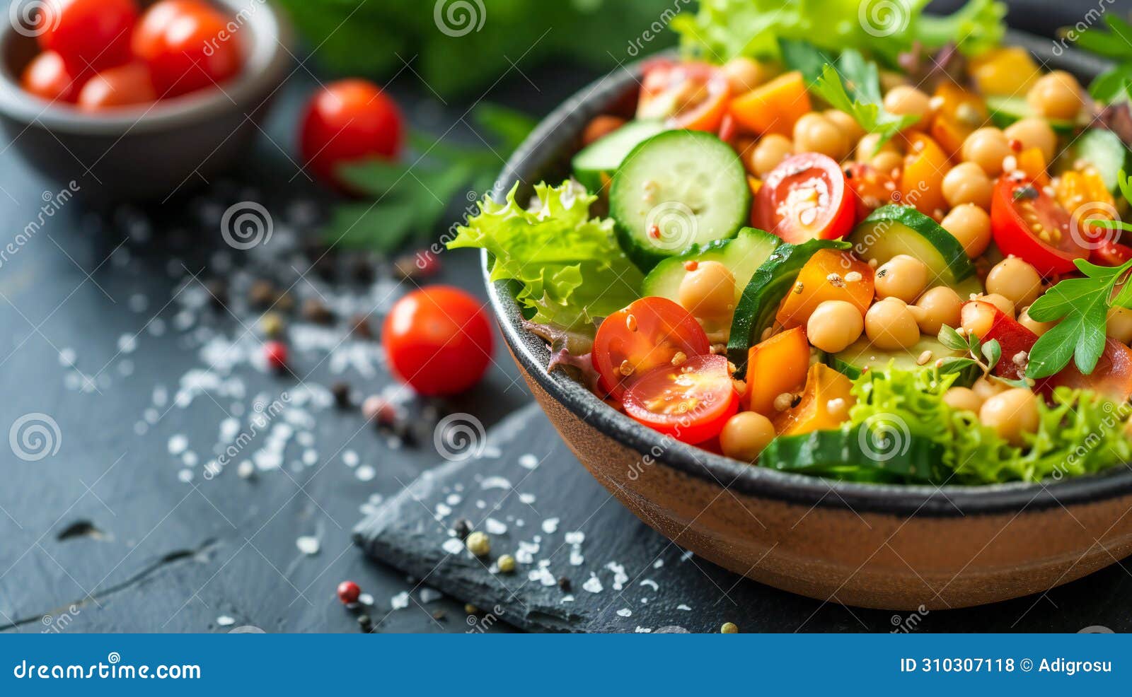 A Healthy Food Alternative Menu Concept Stock Illustration ...