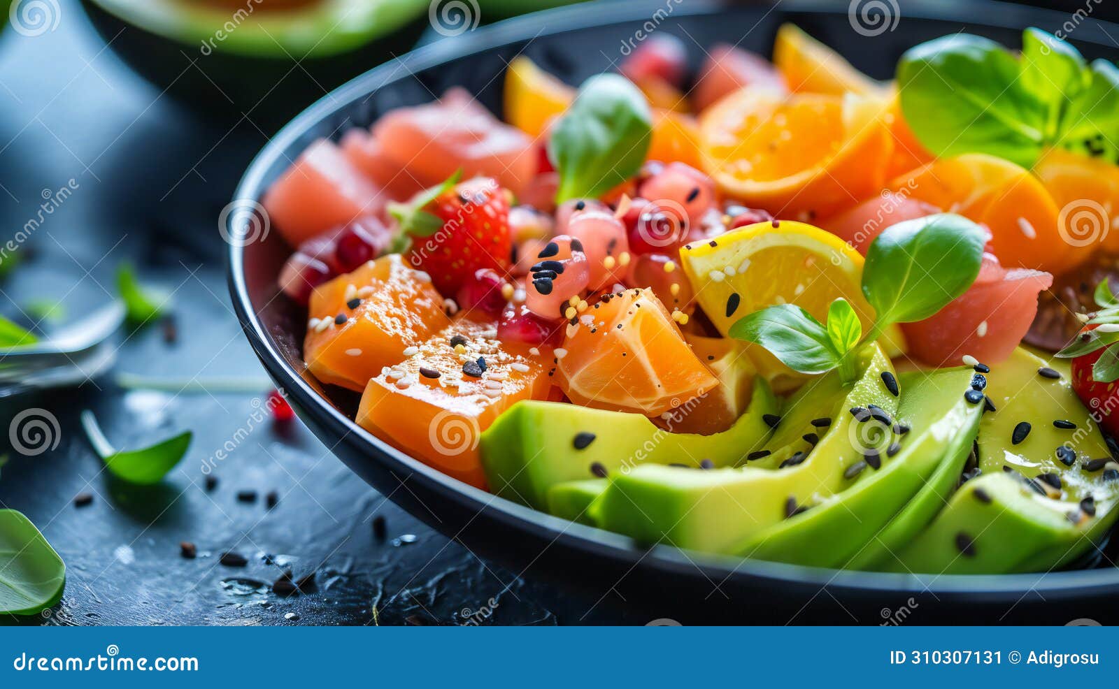 A Healthy Food Alternative Menu Concept Stock Illustration ...