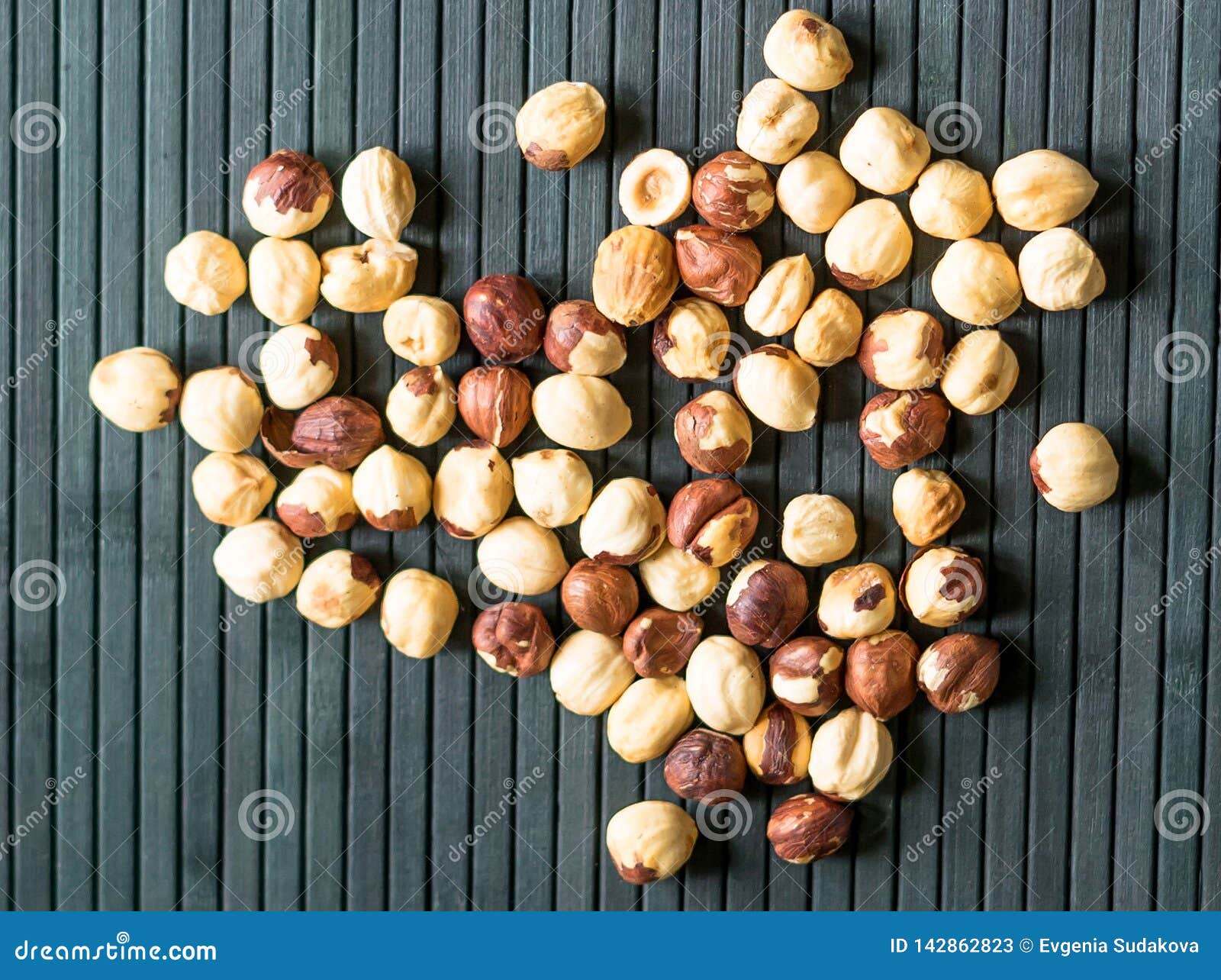Healthy Food for Background Image Close Up Hazelnuts. Nuts Texture on ...
