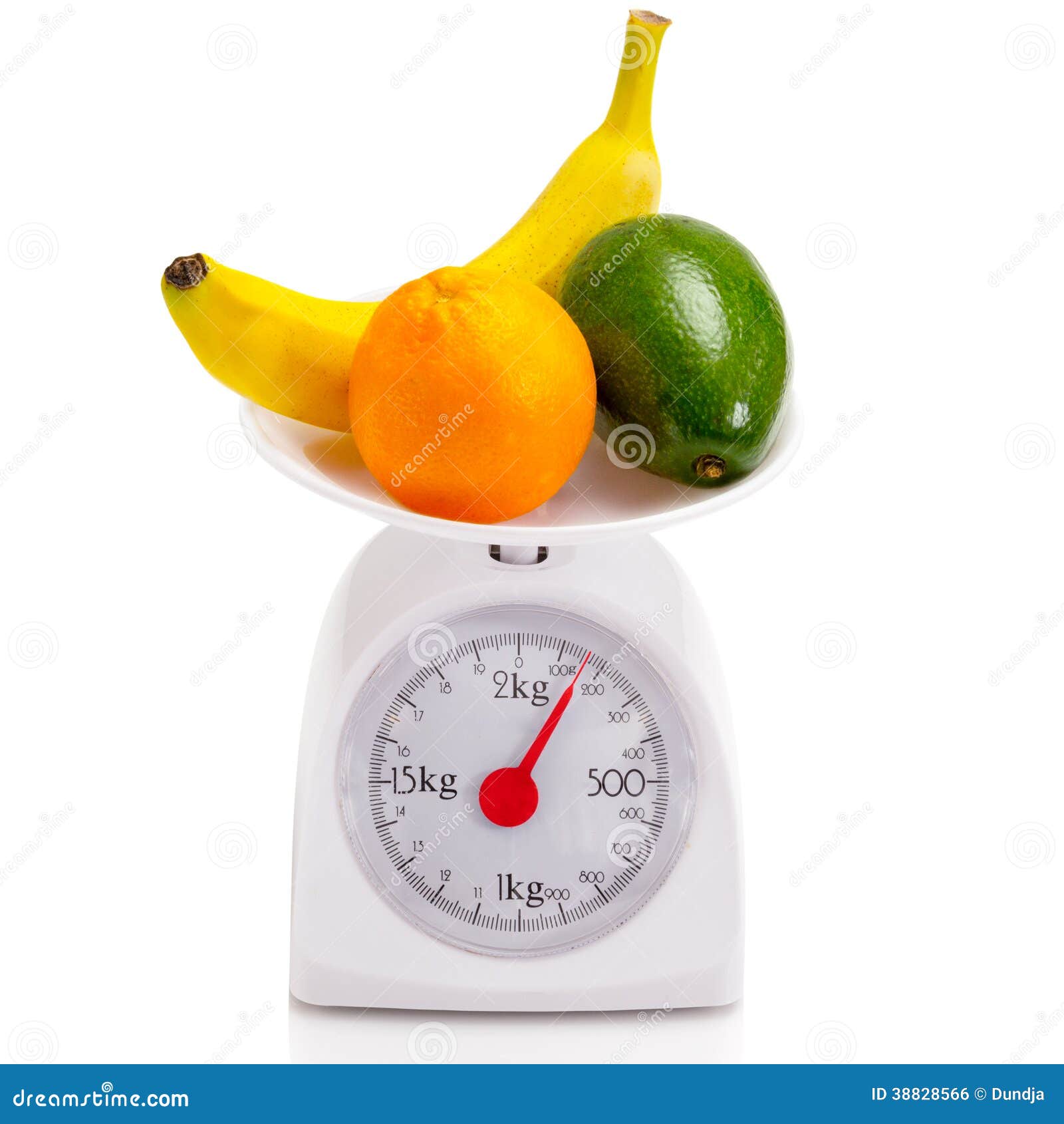 Healthy Food on Balance Scale Stock Photo - Image of cooking, fruit ...