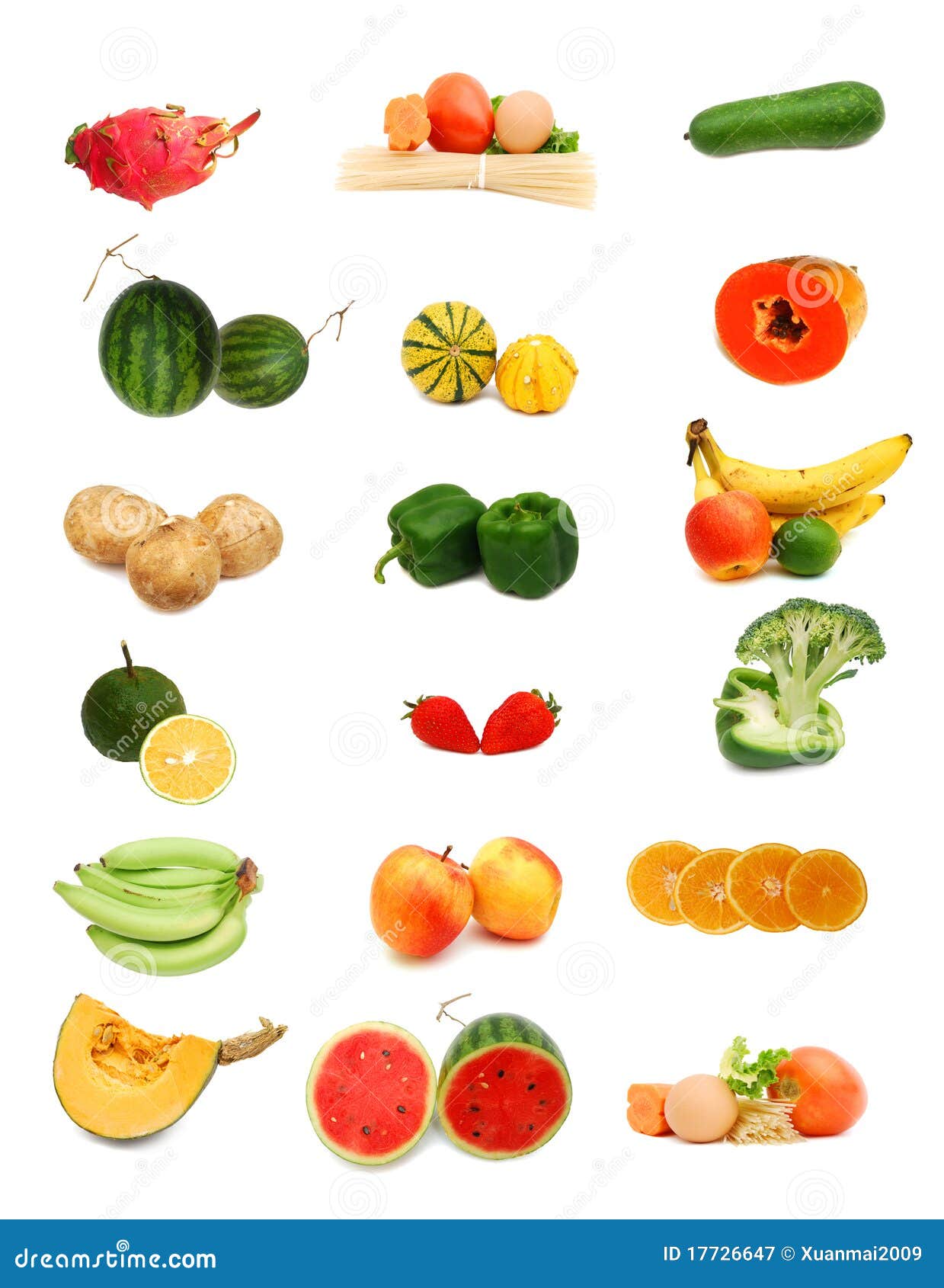 Healthy Food Collection on White Stock Image - Image of noodle, pasta ...