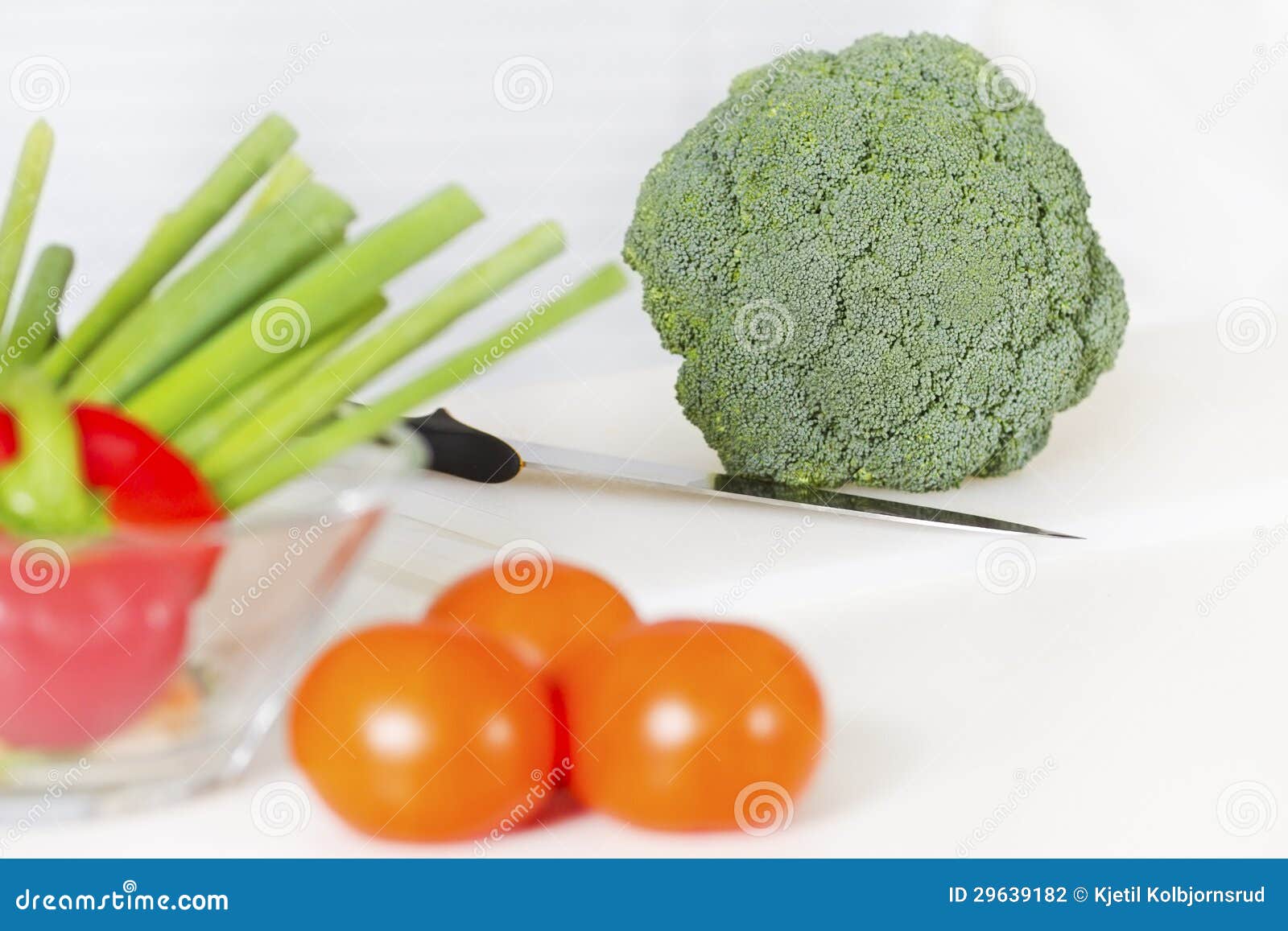 Healthy Food on a Kitchen Bench Stock Photo - Image of freshness ...