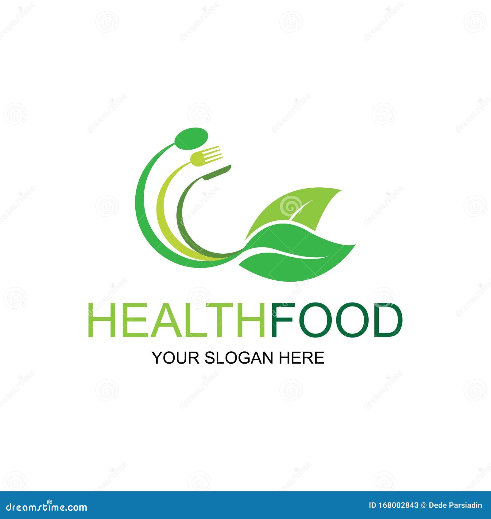 Healthy Food Logo Vector Design Icon Illustration Stock Vector ...