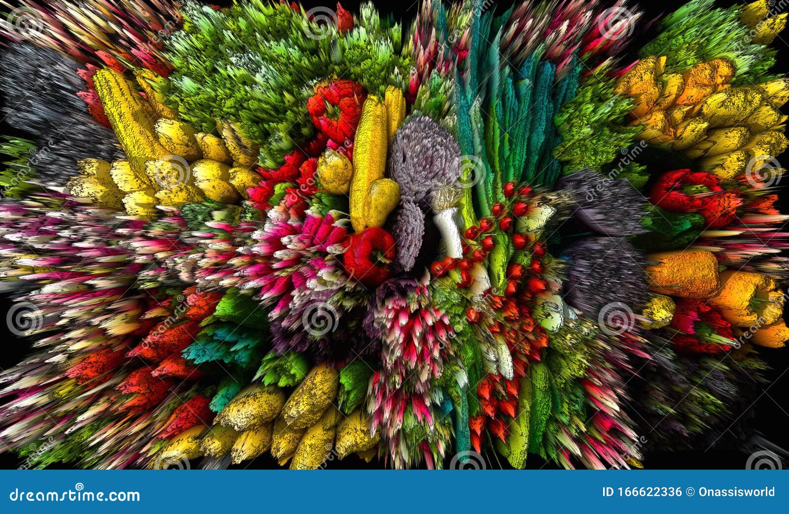 Healthy Food Mixed Vegitables Abstract Stock Photo - Image of abstract ...
