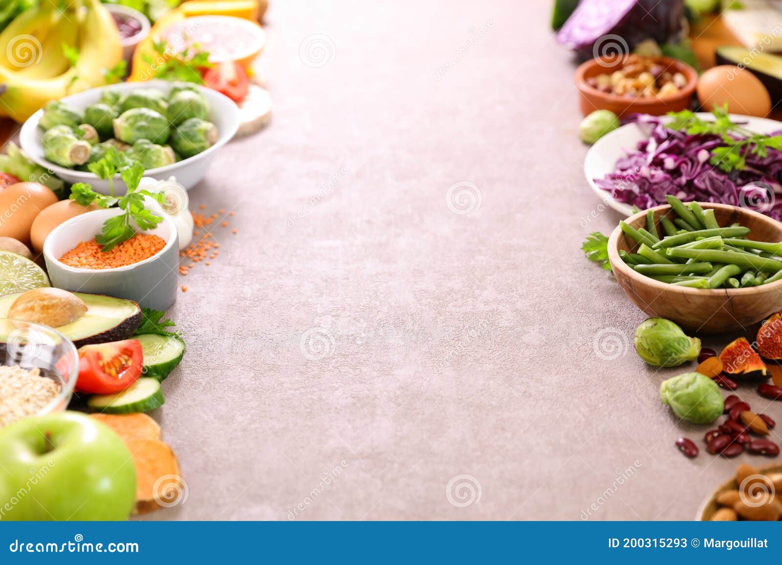 Healthy food selection stock image. Image of food, assorted - 200315293