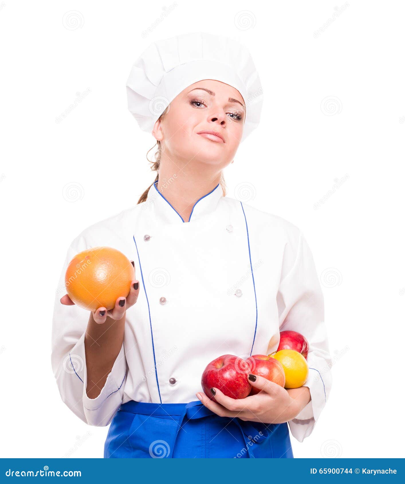 Healthy Food. Studio White Background Stock Photo - Image of cute ...