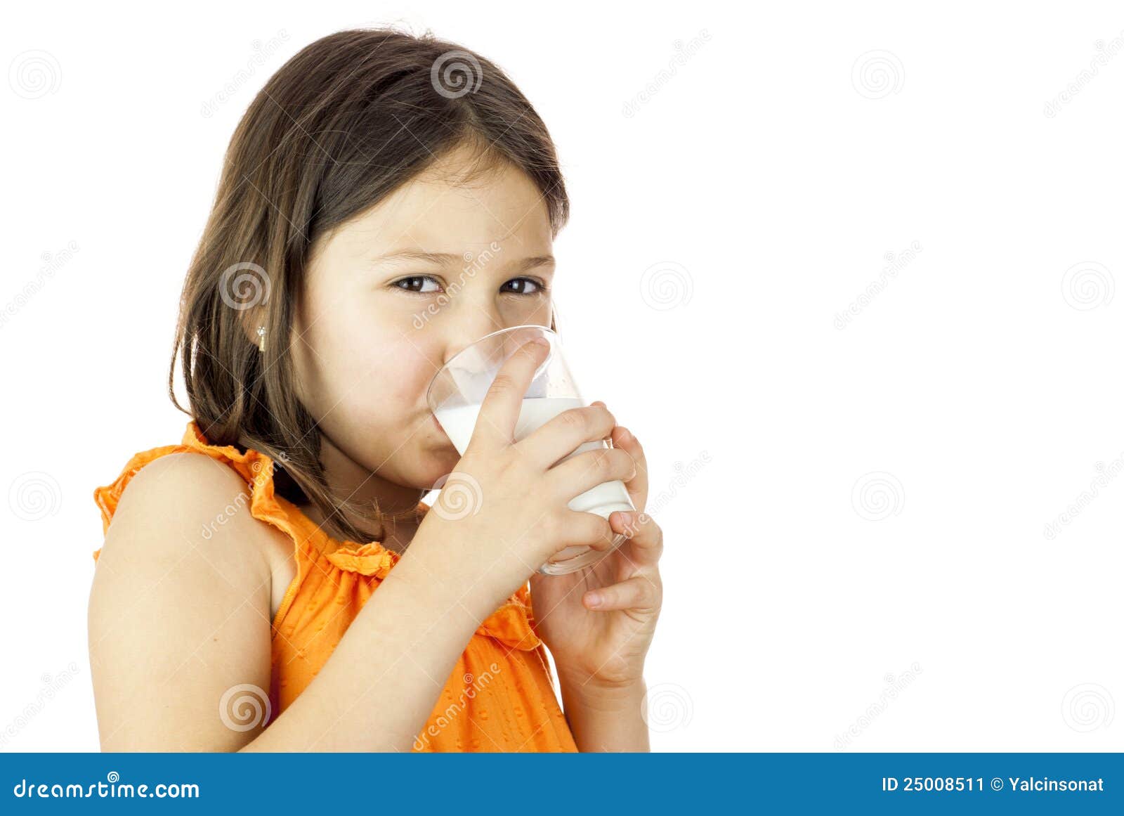 Healthy girl stock image. Image of glass, feeding, girl - 25008511