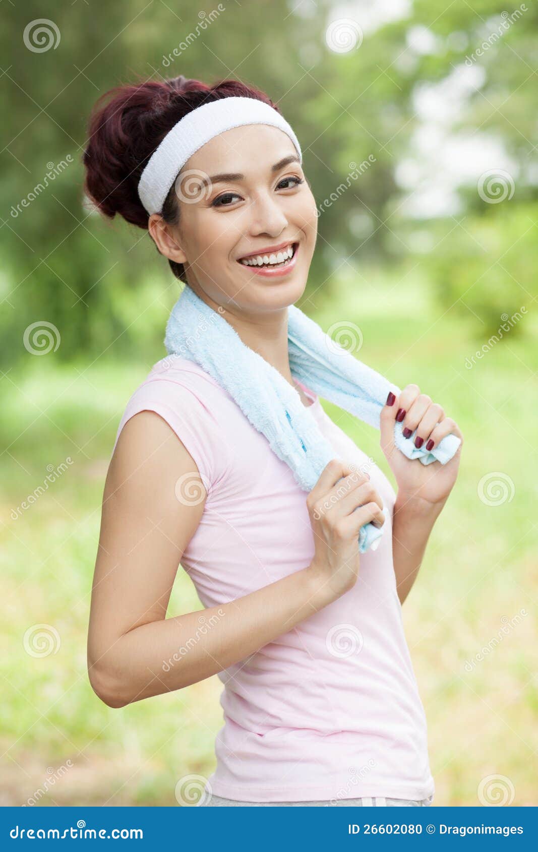 Healthy girl stock photo. Image of asian, athlete, person - 26602080