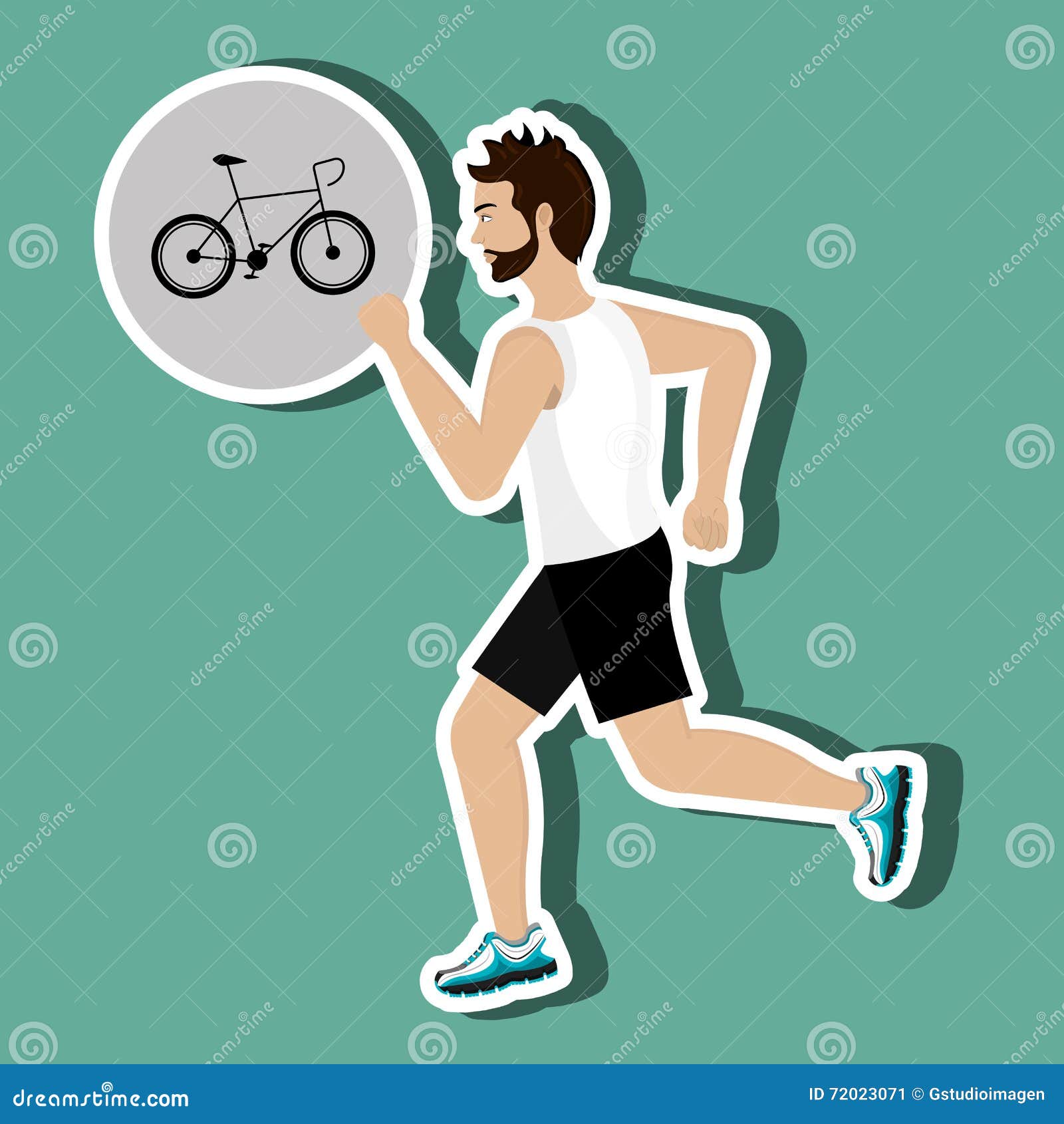 Healthy habits design stock illustration. Illustration of template ...