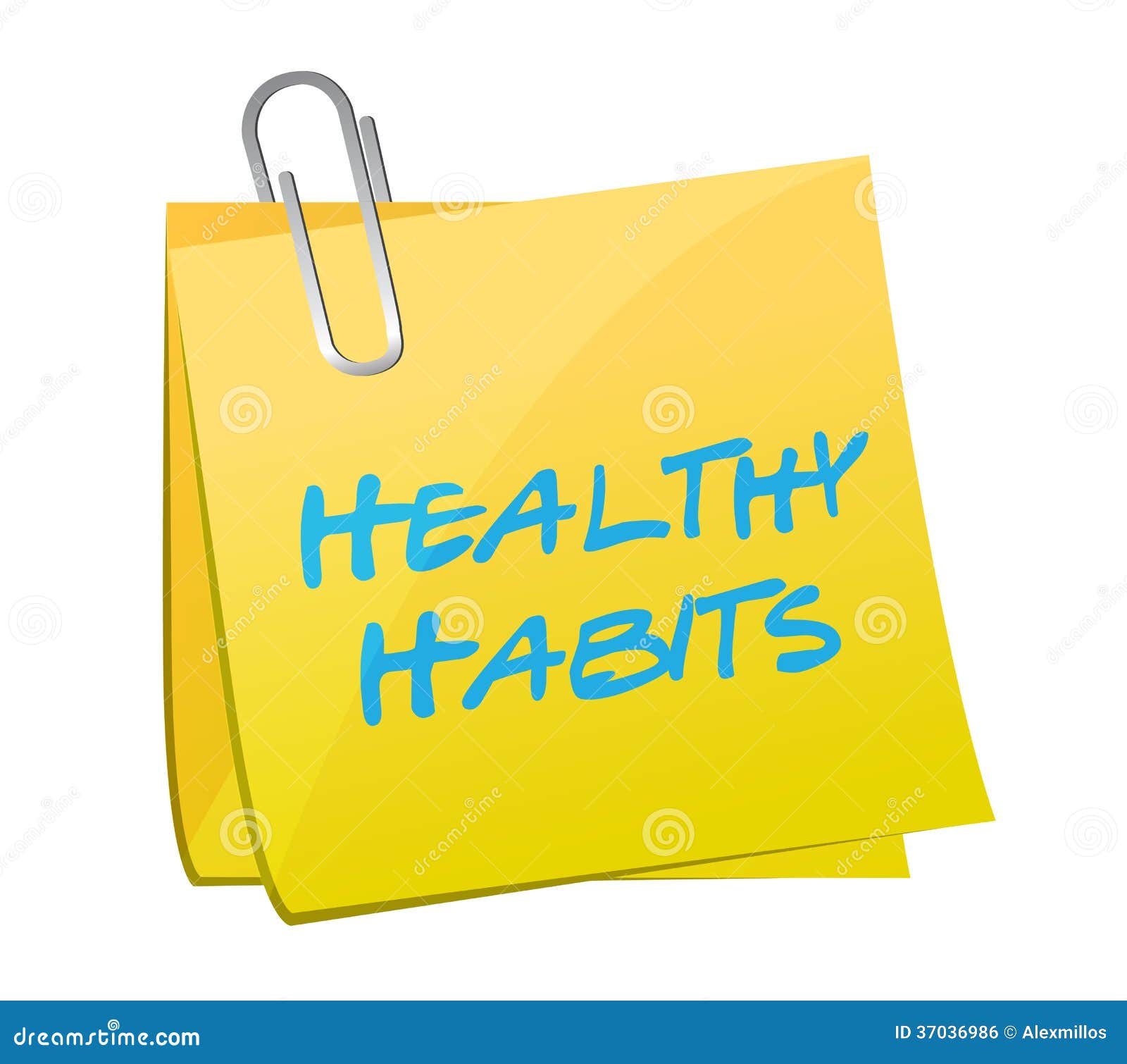 Healthy Habits Design Royalty-Free Illustration | CartoonDealer.com ...