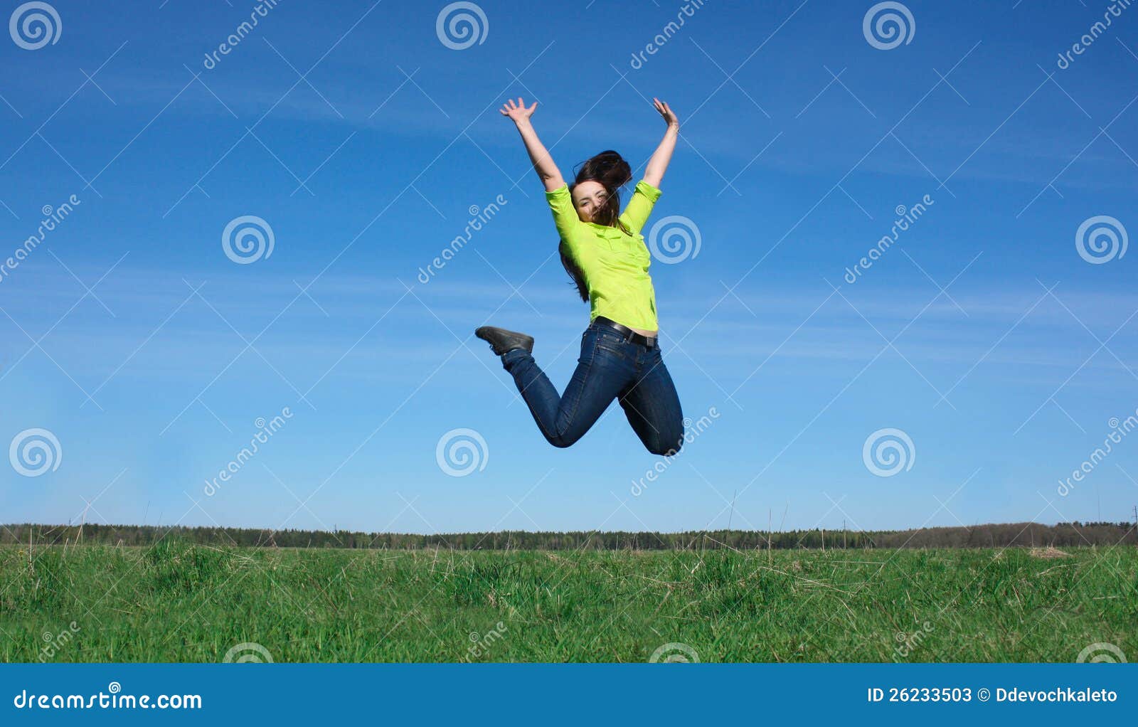 Healthy and happy Woman stock image. Image of opened - 26233503