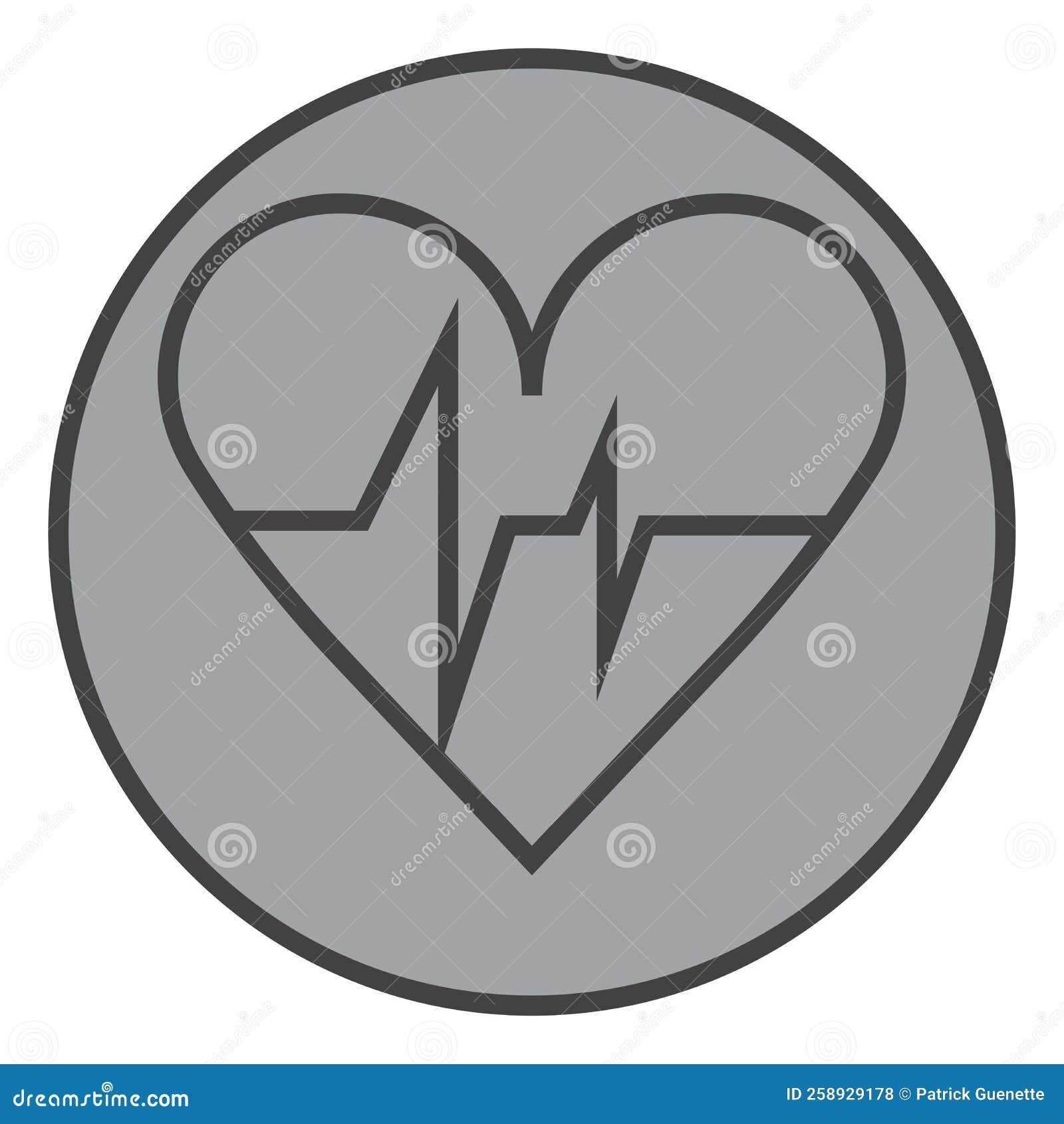 Healthy Heart Lifestyle, Icon Stock Vector - Illustration of design ...