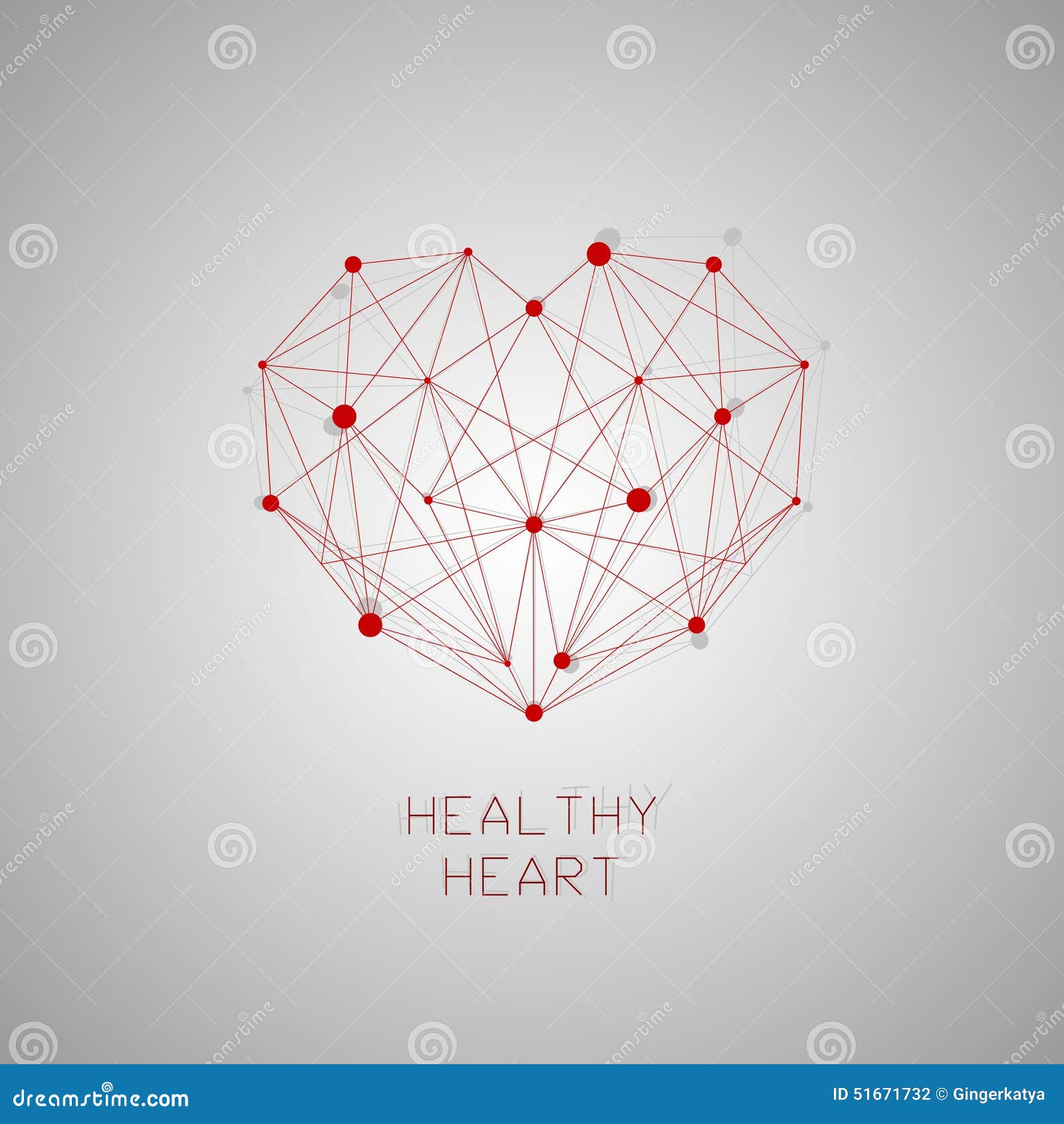 HEALTHY HEART stock vector. Illustration of modern, health - 51671732