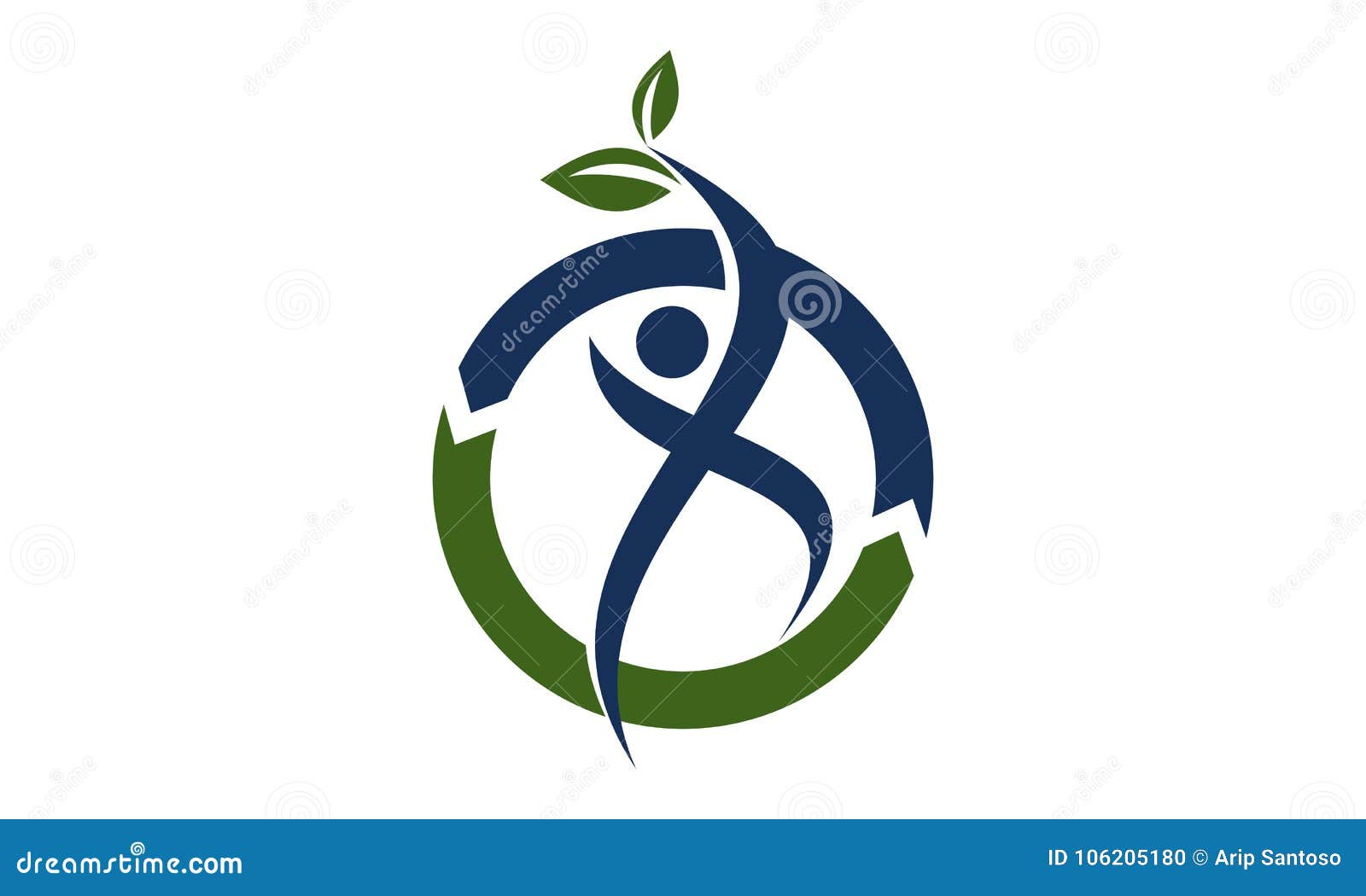 Healthy Holistic Center stock vector. Illustration of abstract - 106205180