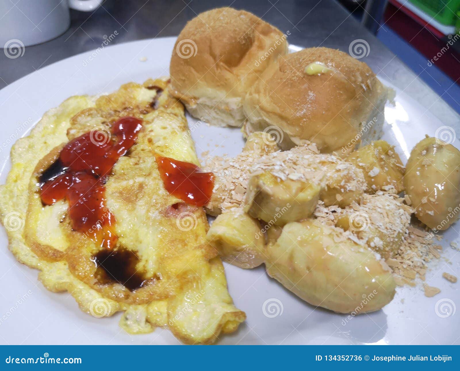 Breakfast is Served on the Table Stock Photo - Image of decorated ...