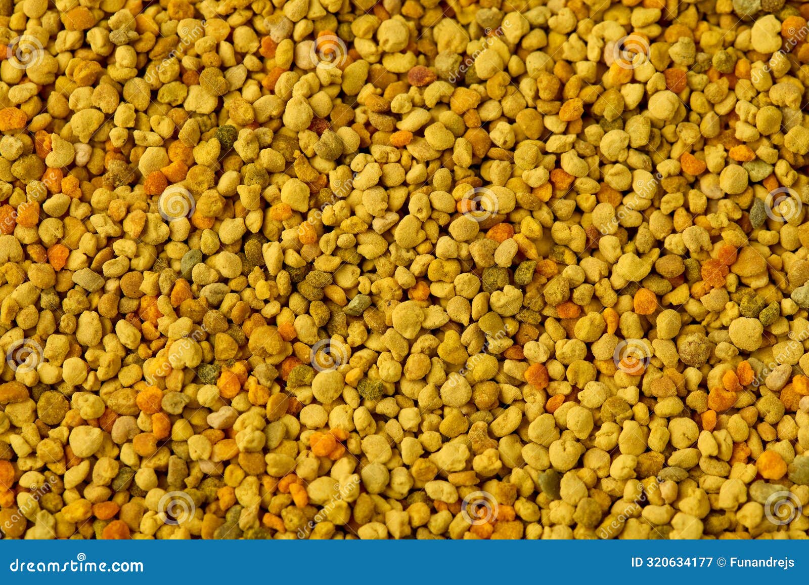 Healthy Honey Bee Pollen Grains, Background Stock Image - Image of ...