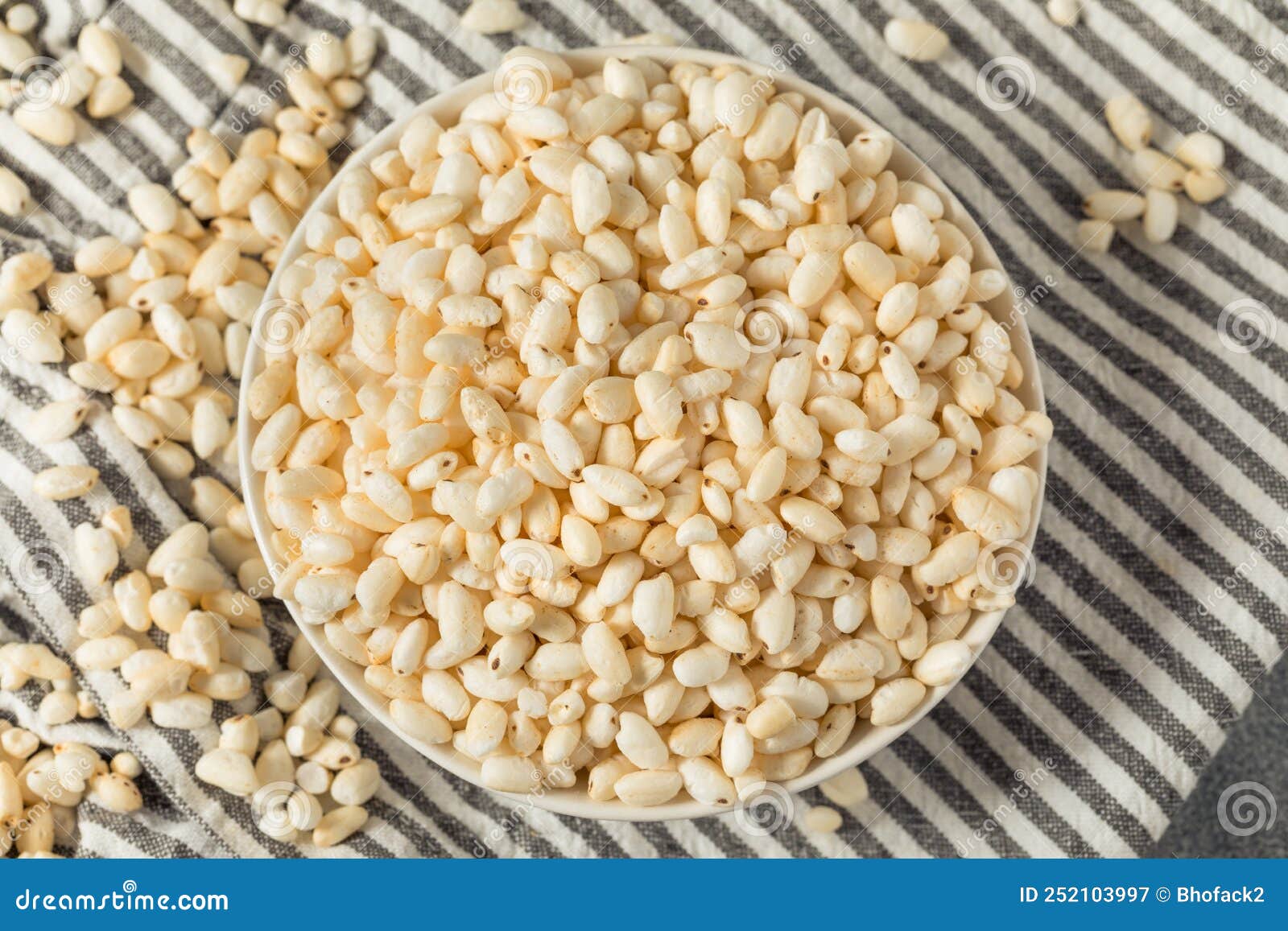 Healthy Korean Crispy Rice Snack Stock Image - Image of dessert ...