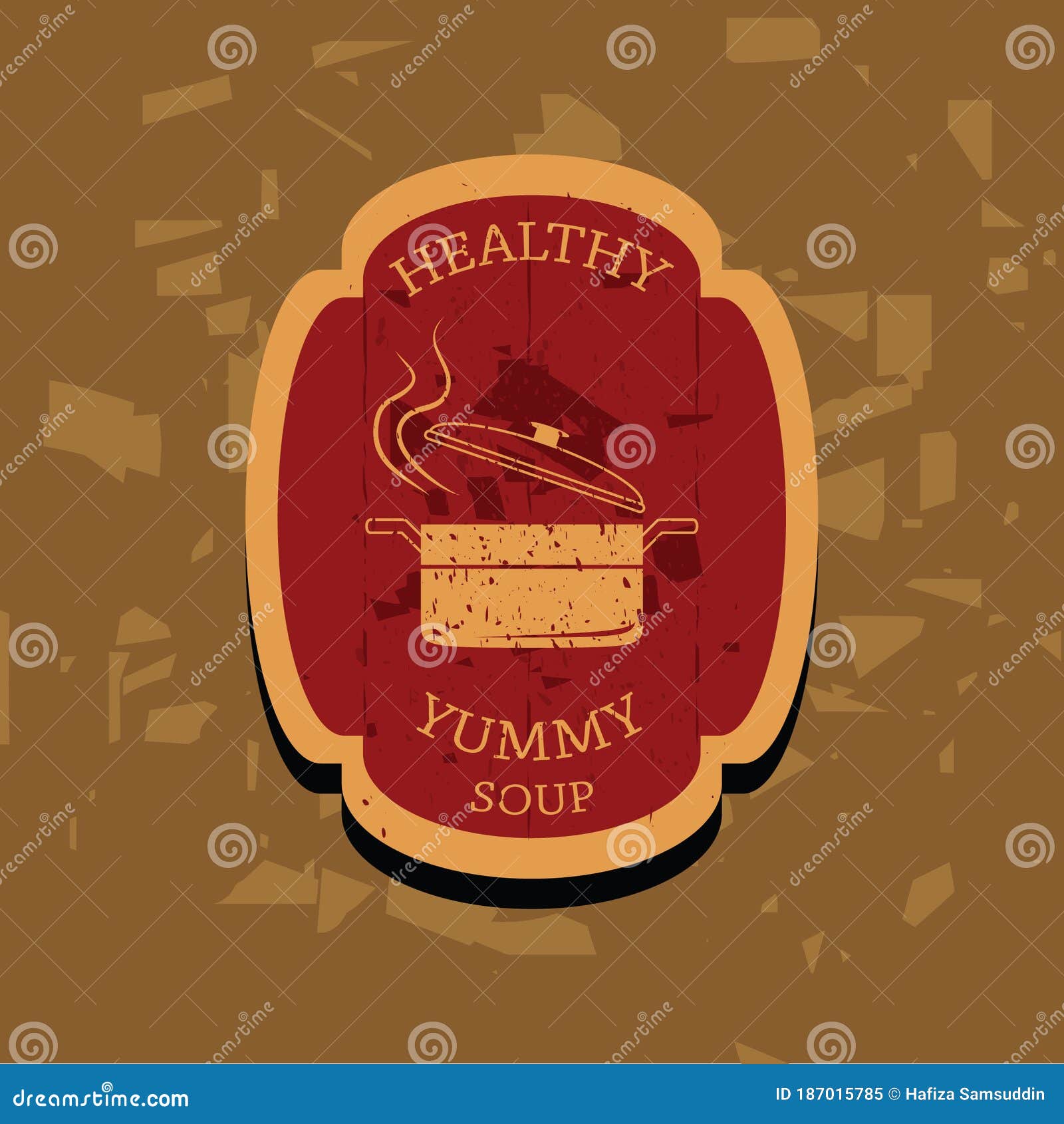 Healthy Label. Vector Illustration Decorative Design Stock Vector ...