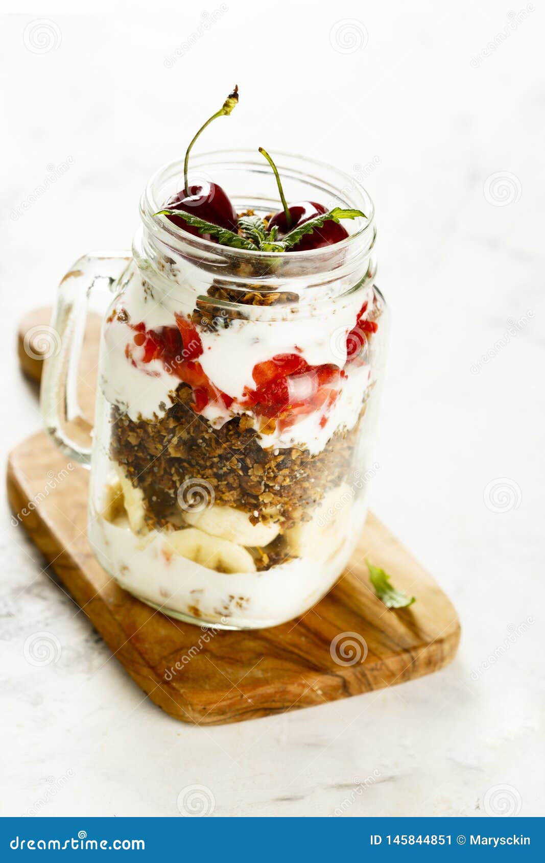 Healthy Layered Dessert in the Jar Stock Image - Image of fruit ... Healthy Layered Dessert in the Jar Stock Image - Image of fruit ...